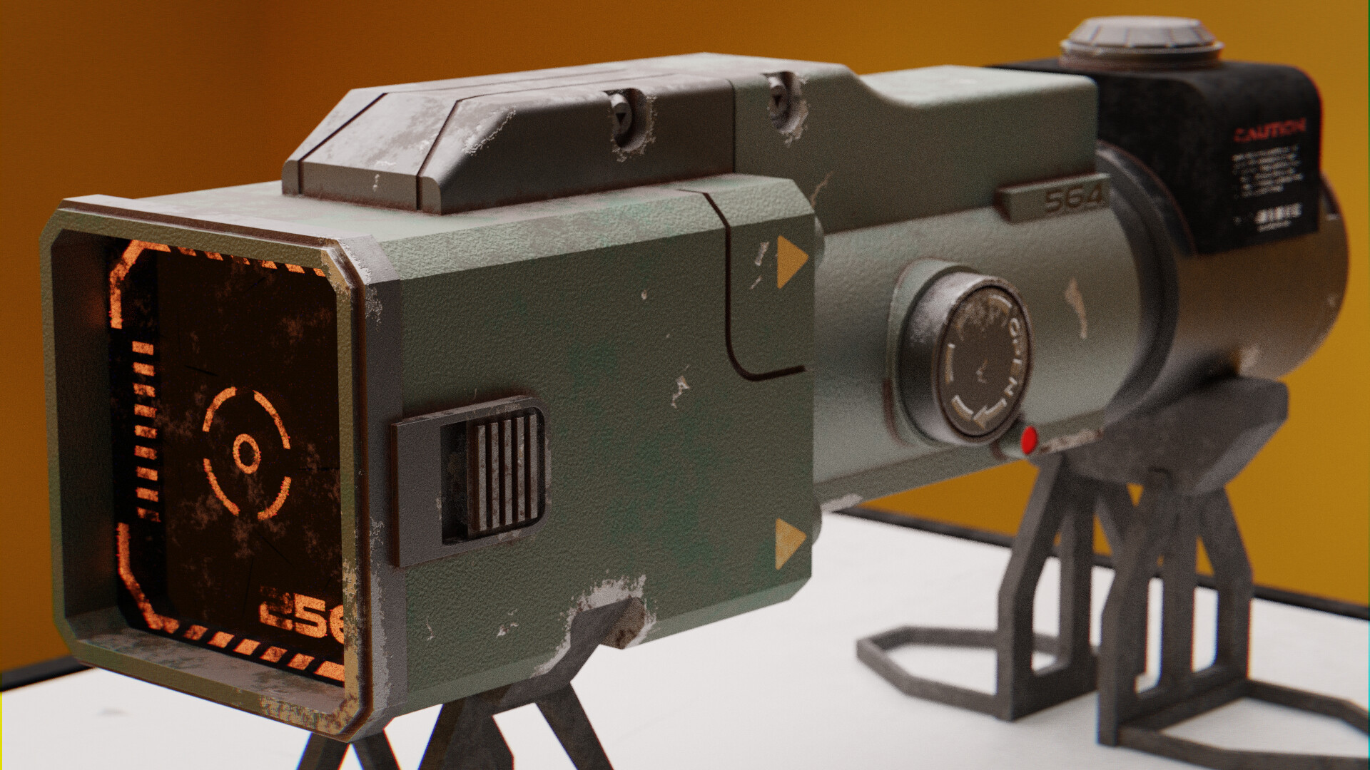 ArtStation - Futuristic Weapon Scope