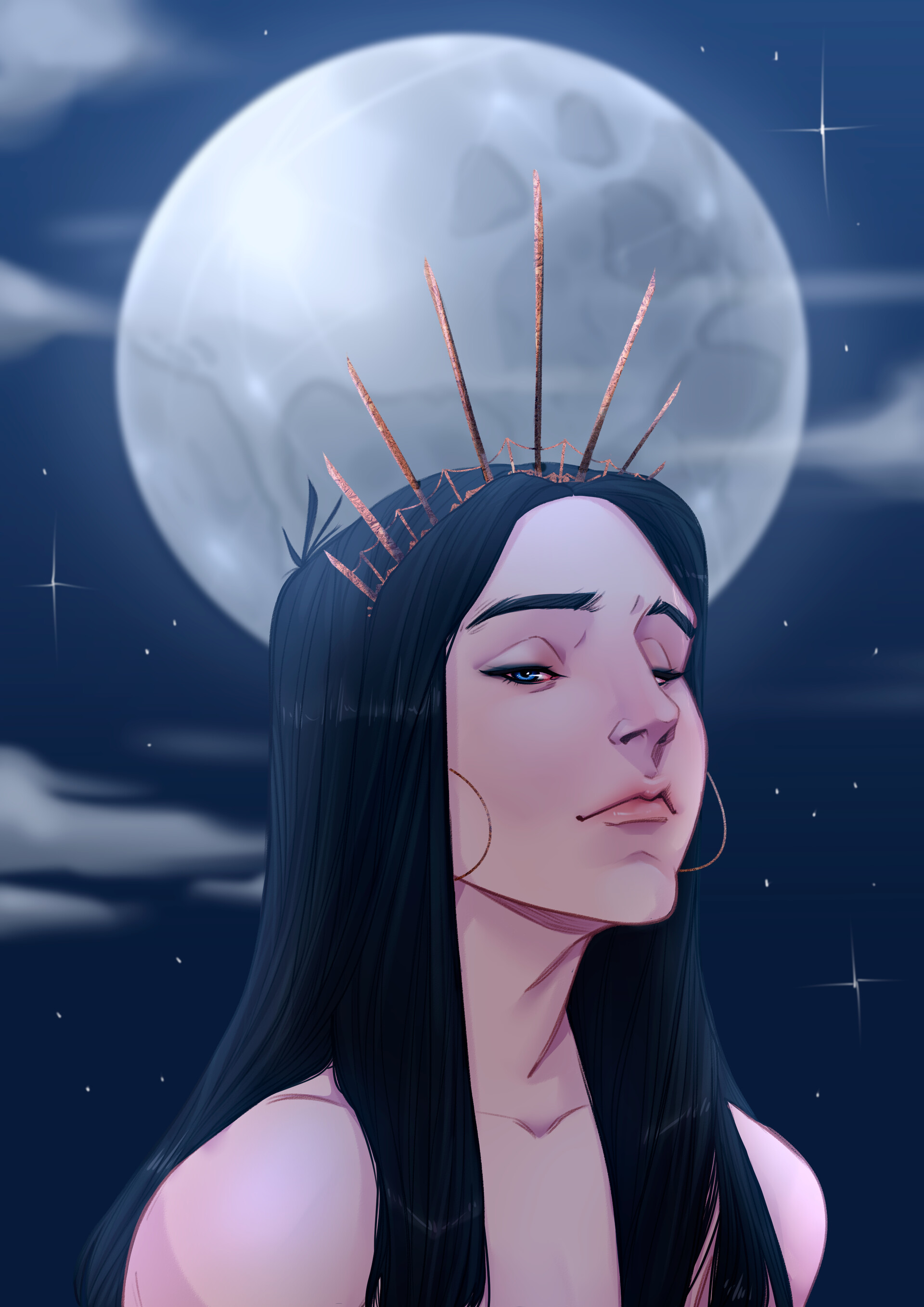 ArtStation - Full moon