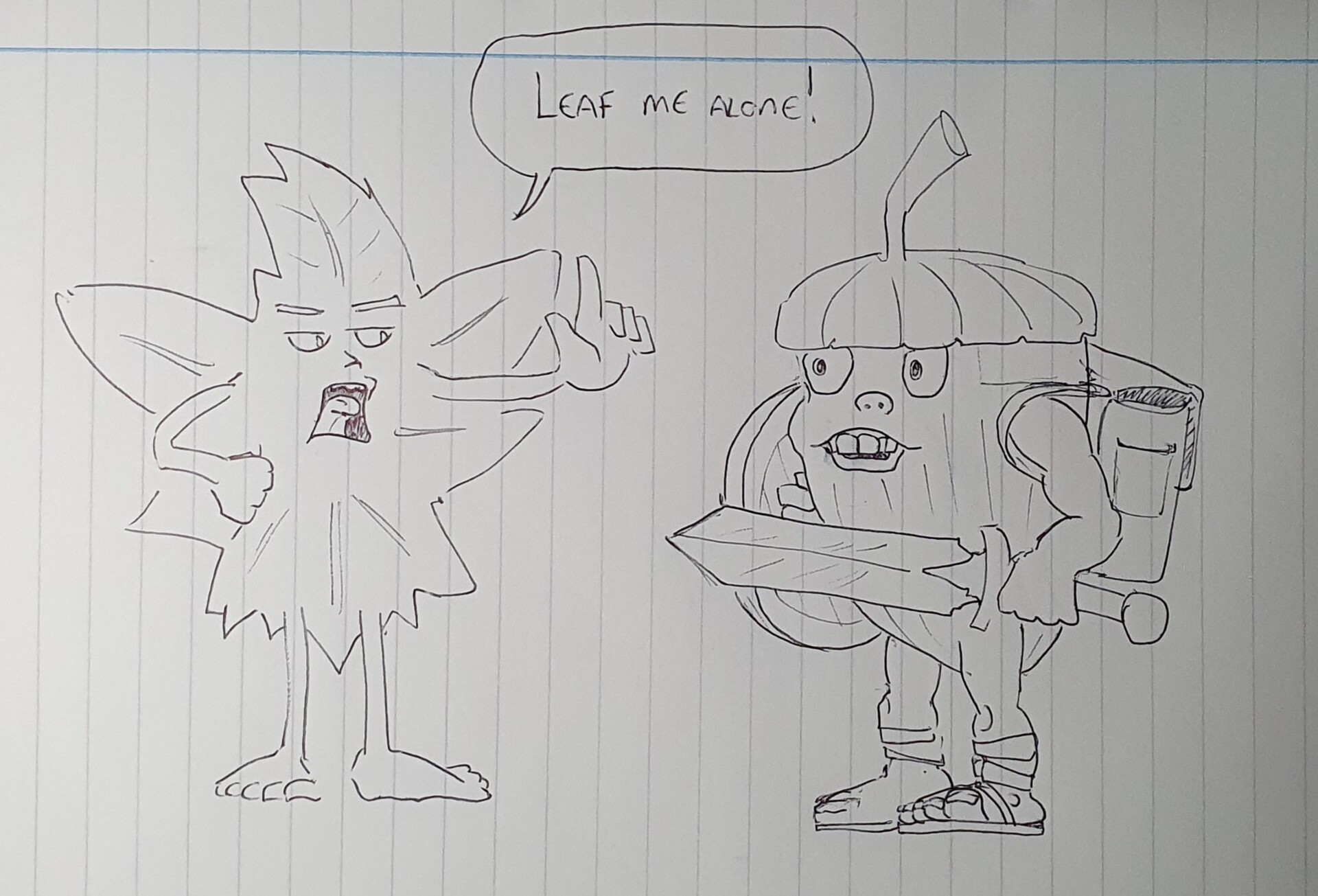 ArtStation - Leaf me alone!