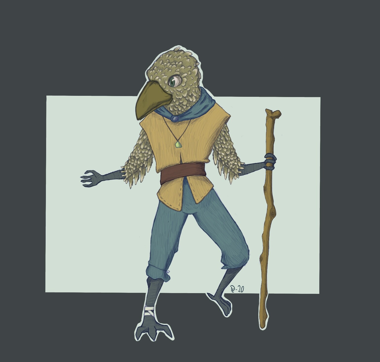 ArtStation - Howler, Kenku Druid