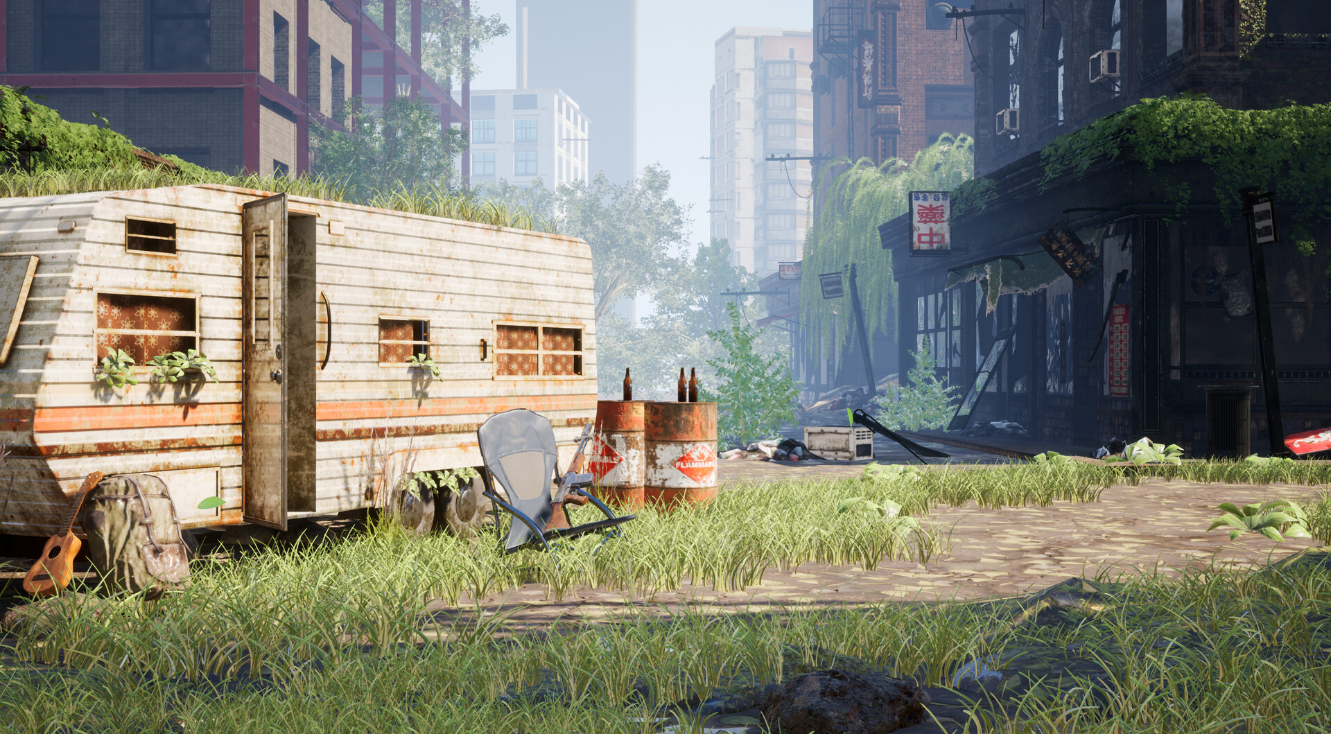 ArtStation - Post-apocalyptic city