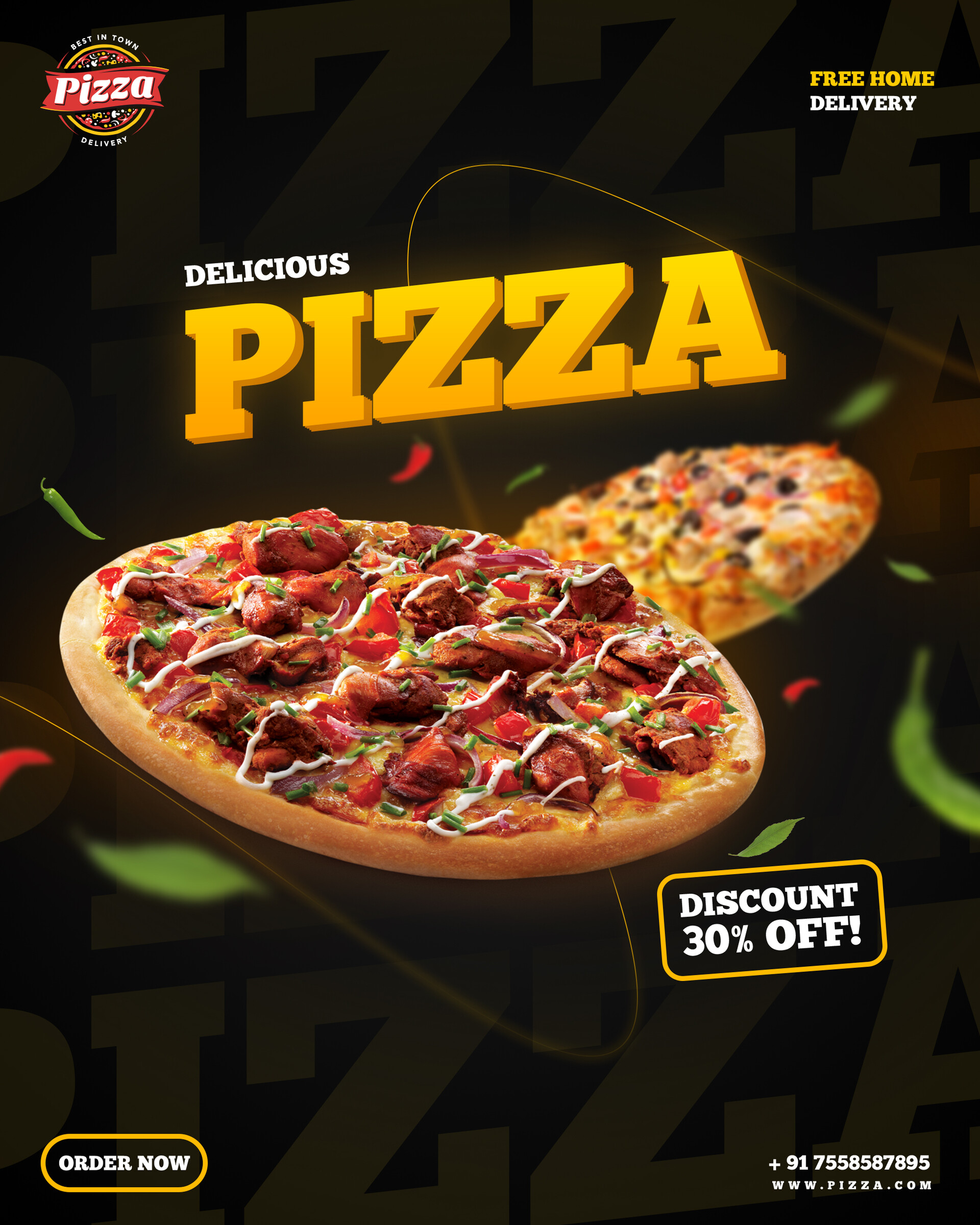 Pizza Advertising Posters