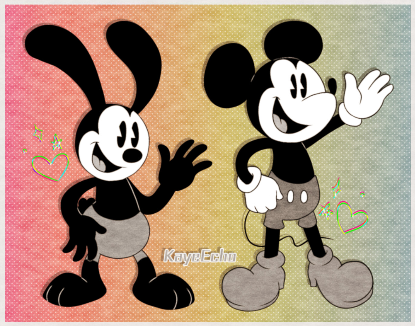 Oswald The Lucky Rabbit Vs Mickey Mouse