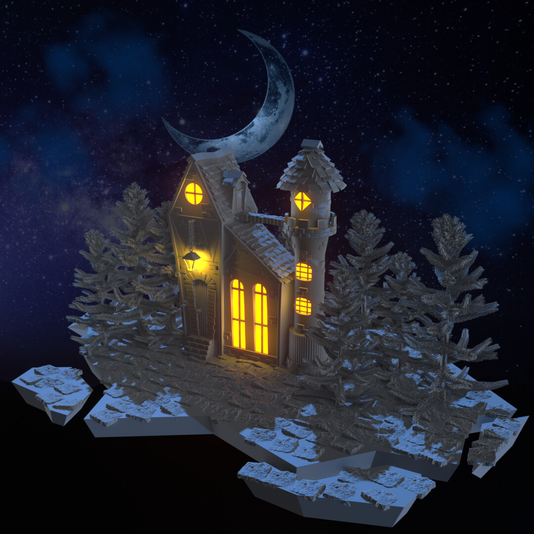 ArtStation - The Space Castle