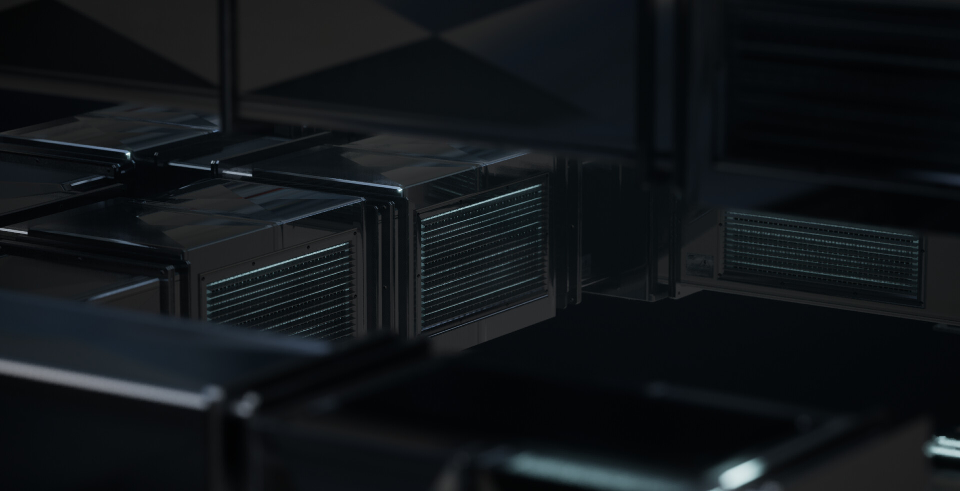 Daniel Zhabotinsky - Modular Air duct system - Low poly props