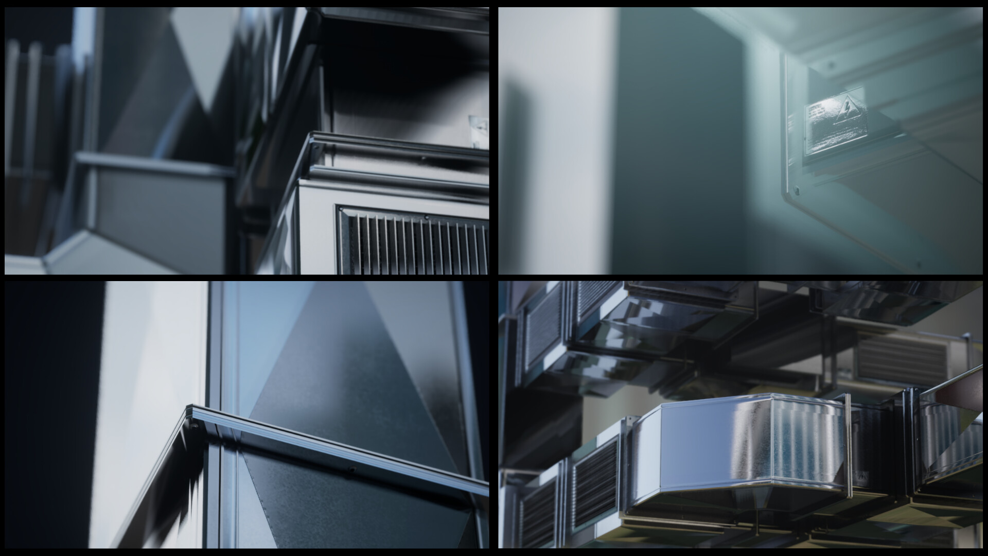 Daniel Zhabotinsky - Modular Air duct system - Low poly props