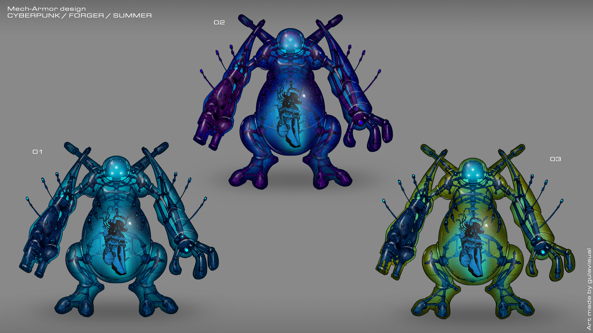 gula visual - Blue Plasma Mech