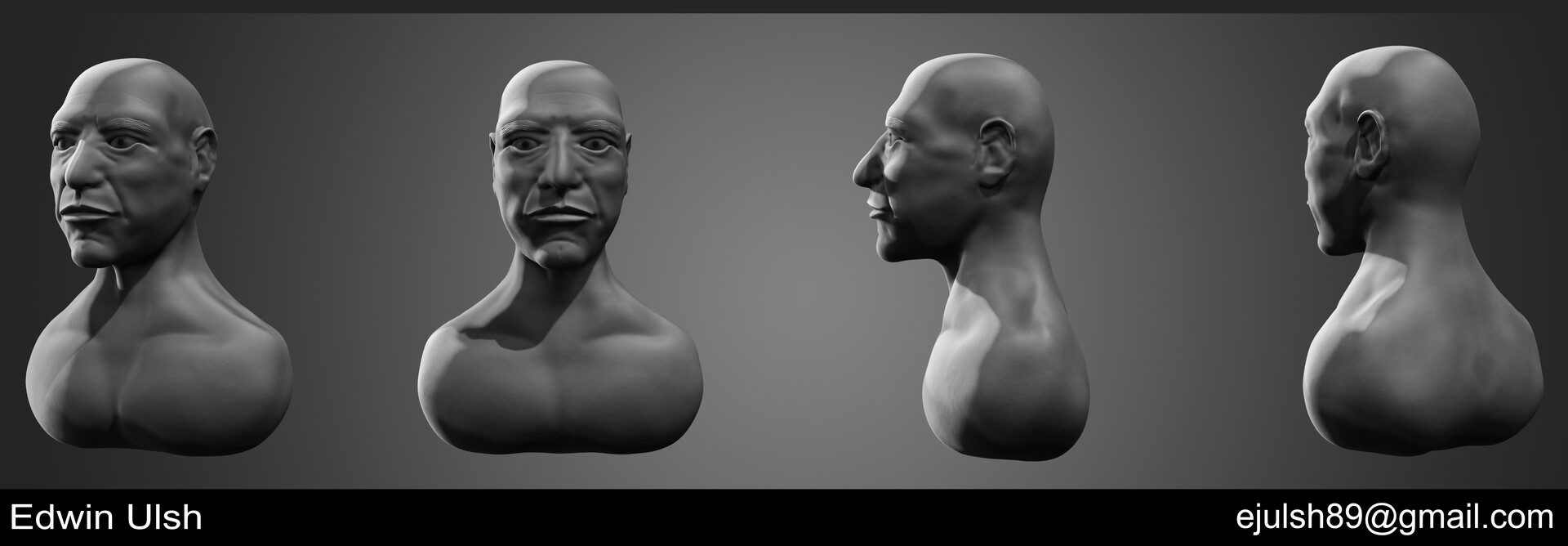 ArtStation - Human Male Bust