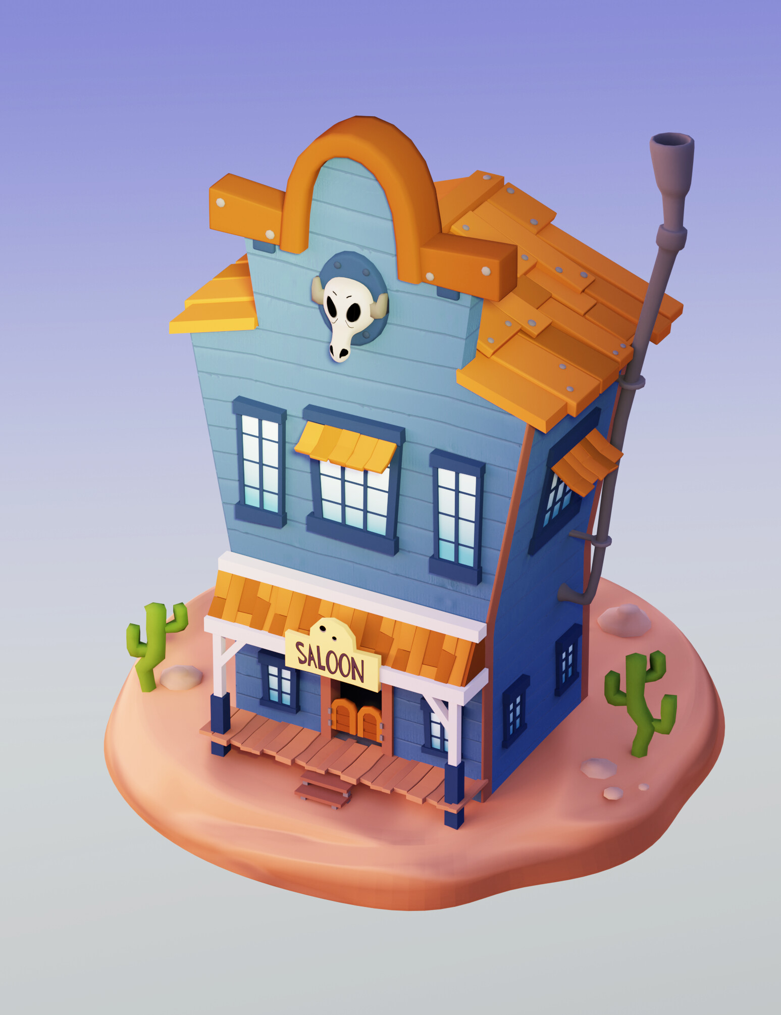 ArtStation - Saloon