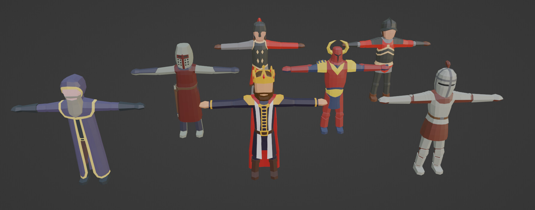 ArtStation - Low poly characters