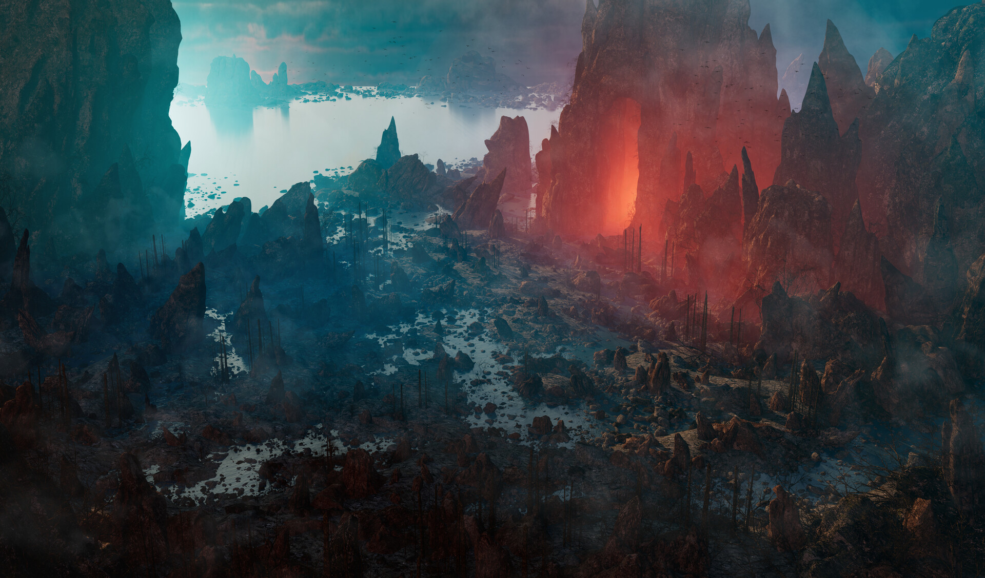 ArtStation - Fantasy Cave