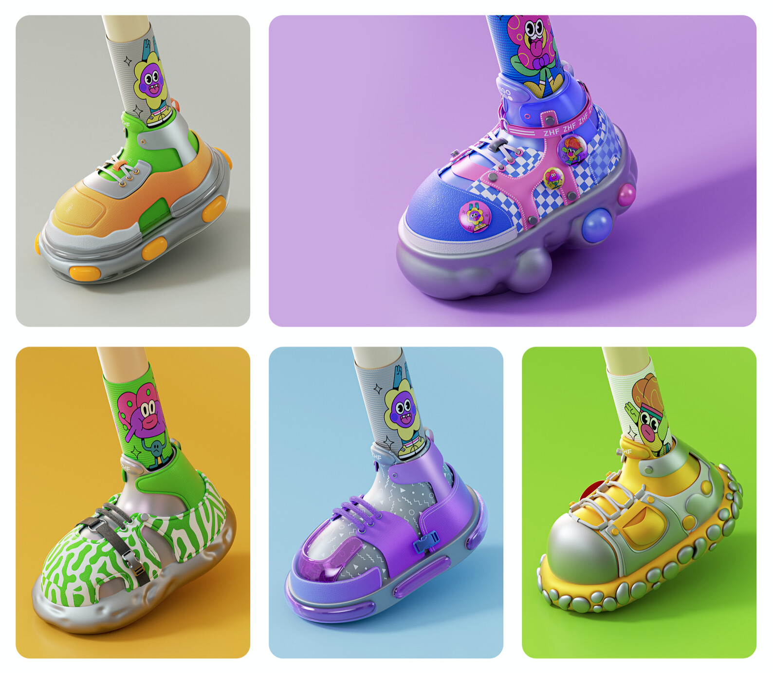 ArtStation - Metaverse shoe designs