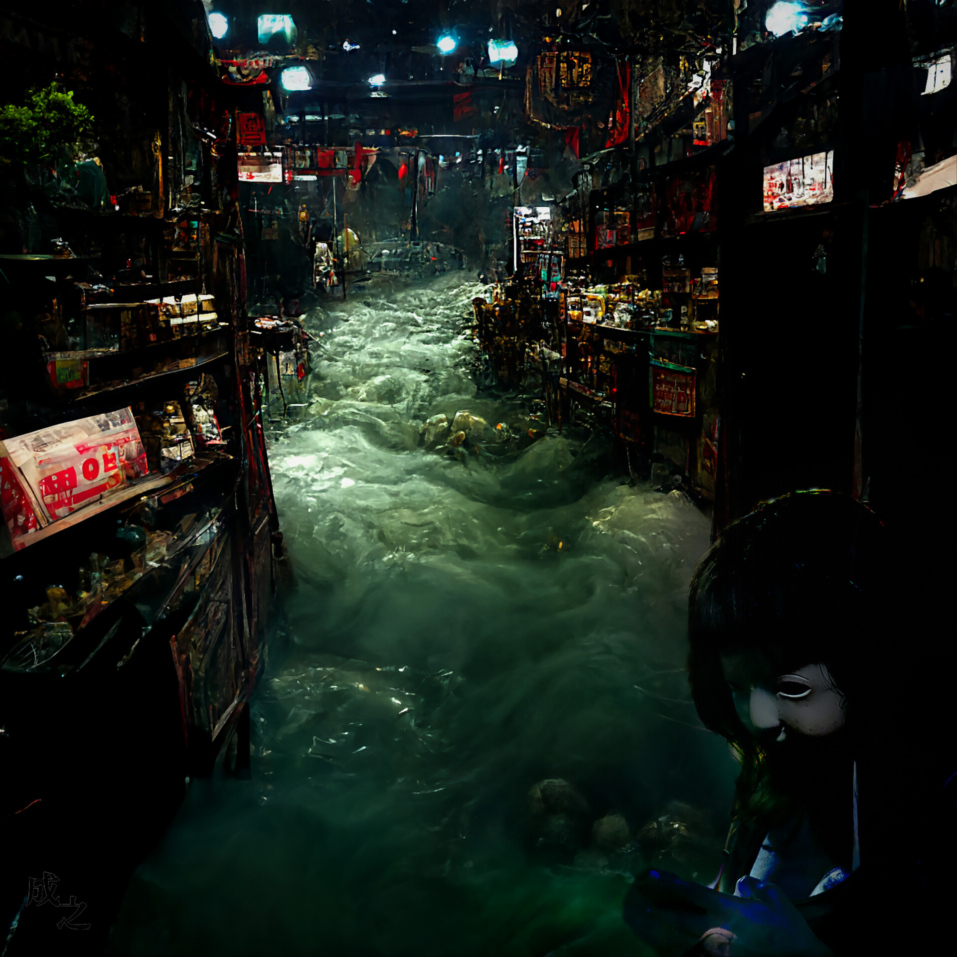 ArtStation - Seiseong Road (My New Kowloon's Gate )