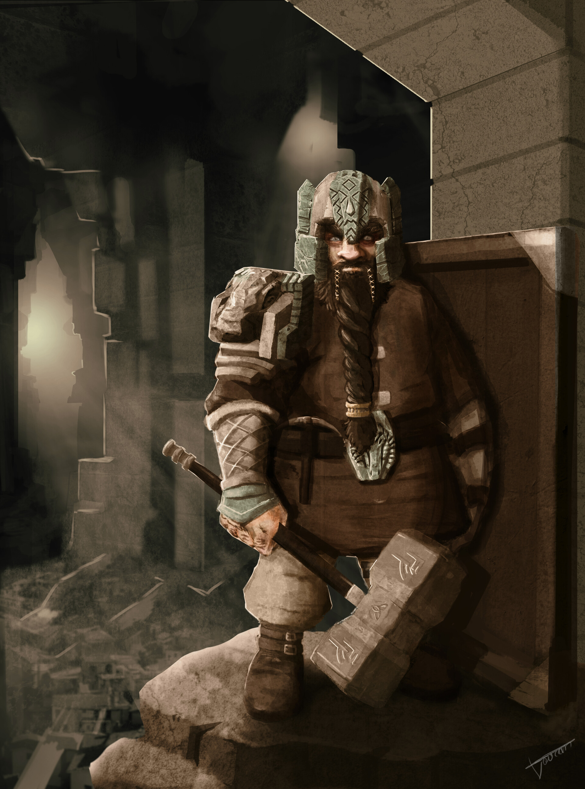 ArtStation - Dwarf illustration