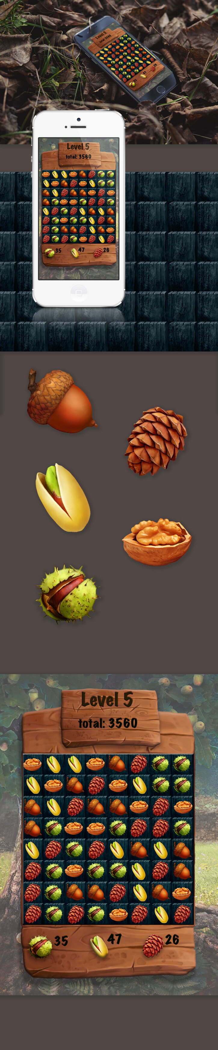 ArtStation - Concept of match 3 game