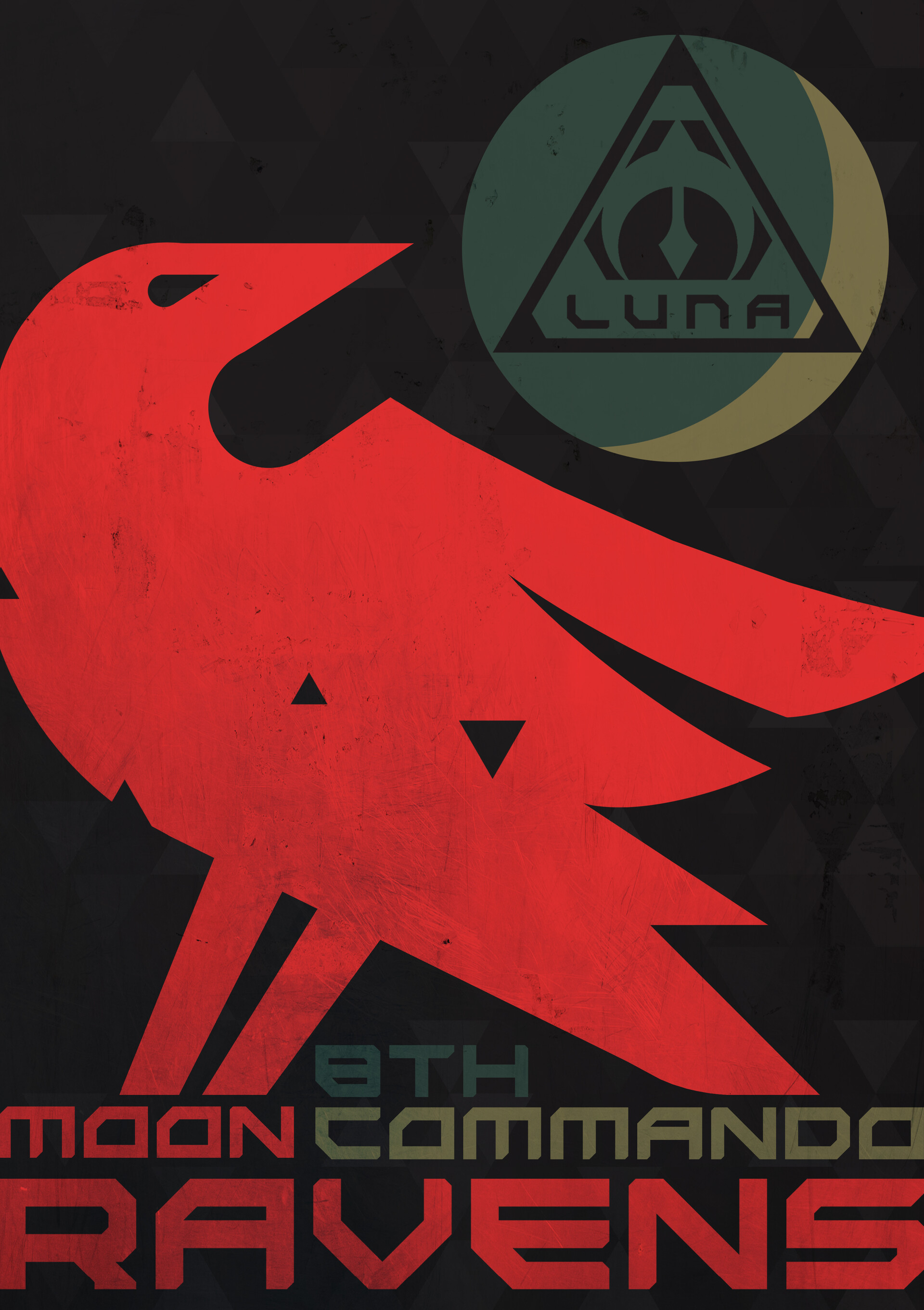 Adrian Marc - Fallen Moon - Sword and Luna Graphic Design