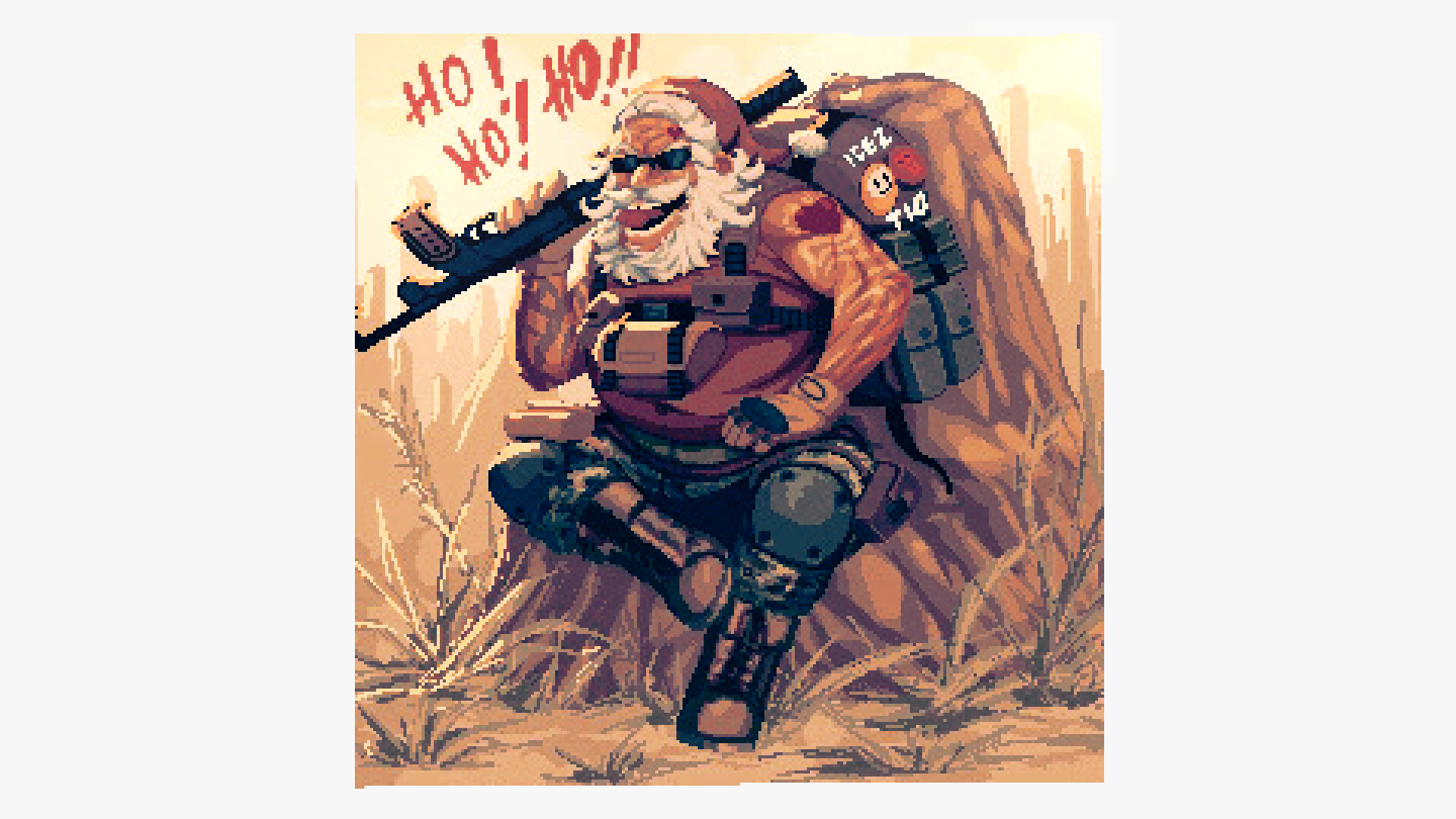 ArtStation - Tough Santa