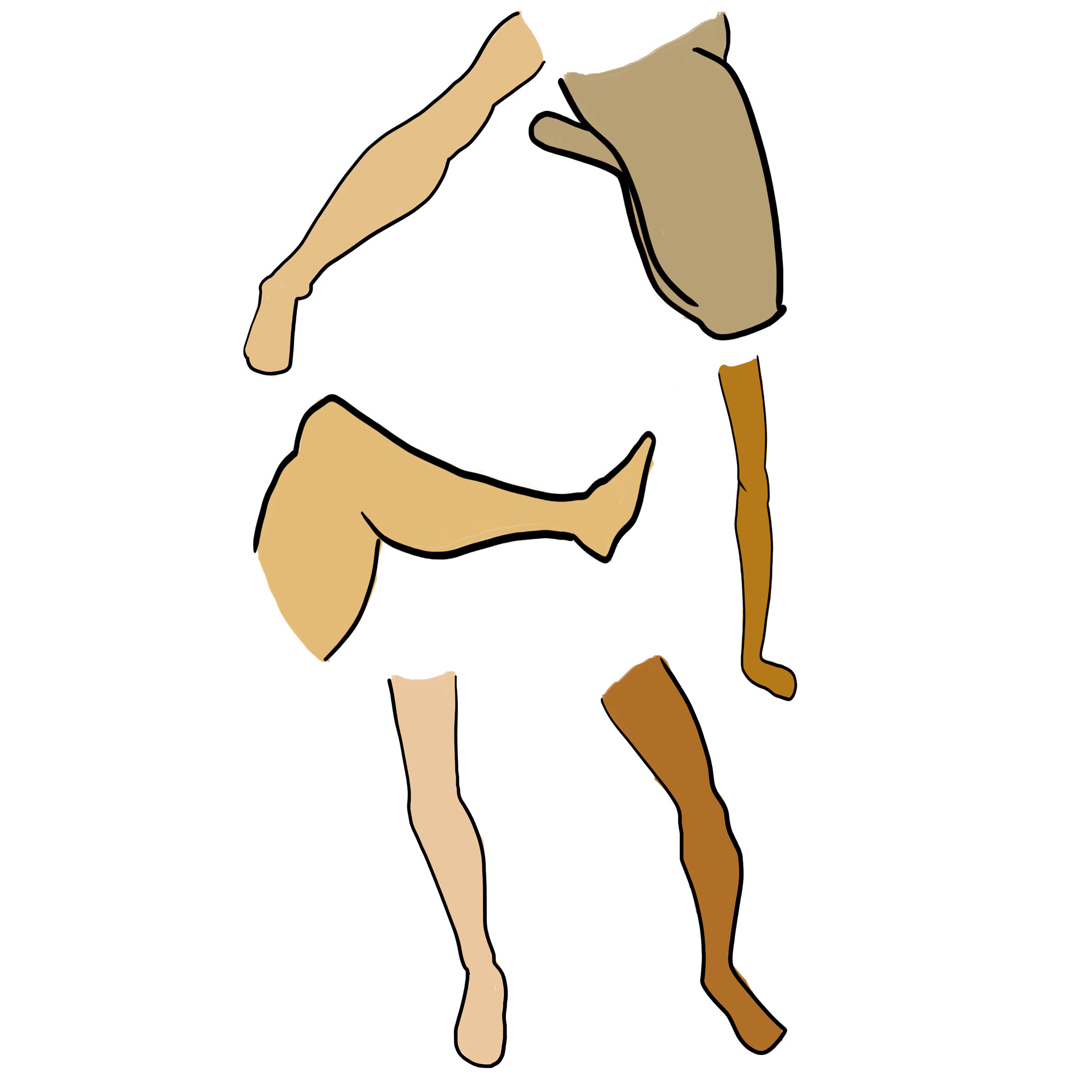 ArtStation - Study of the Legs