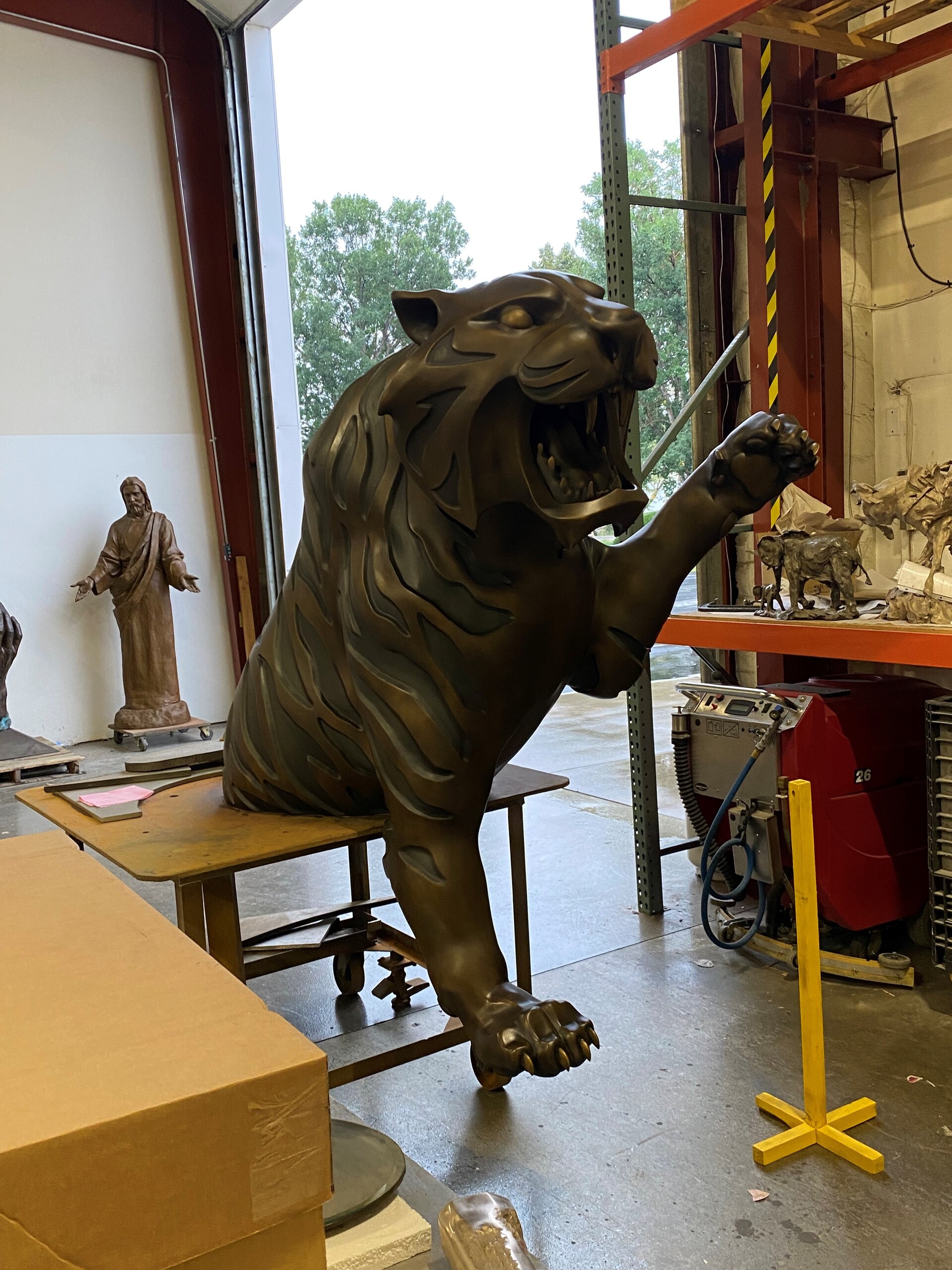 KC Simon - Colorado College-Ed Robson Arena Tiger Sculpture