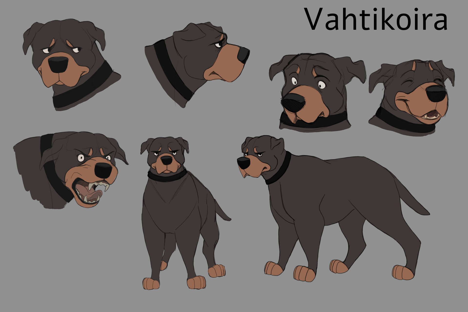ArtStation - Guard Dog Model Sheet