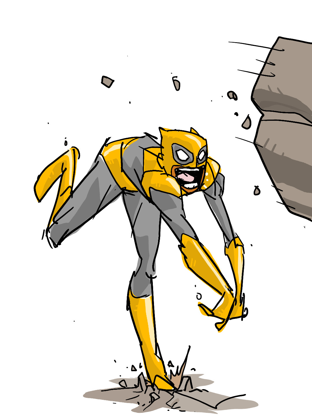 ArtStation - Toss a pebble throw a rock