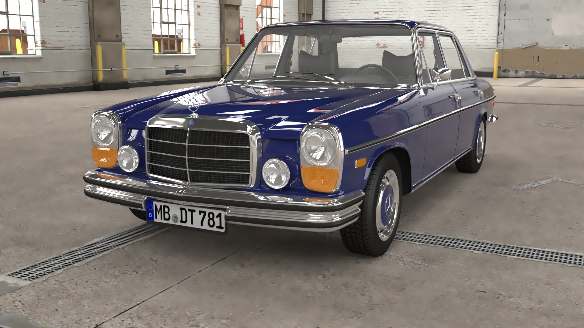 ArtStation - 1969 1975 Mercedes Benz W114