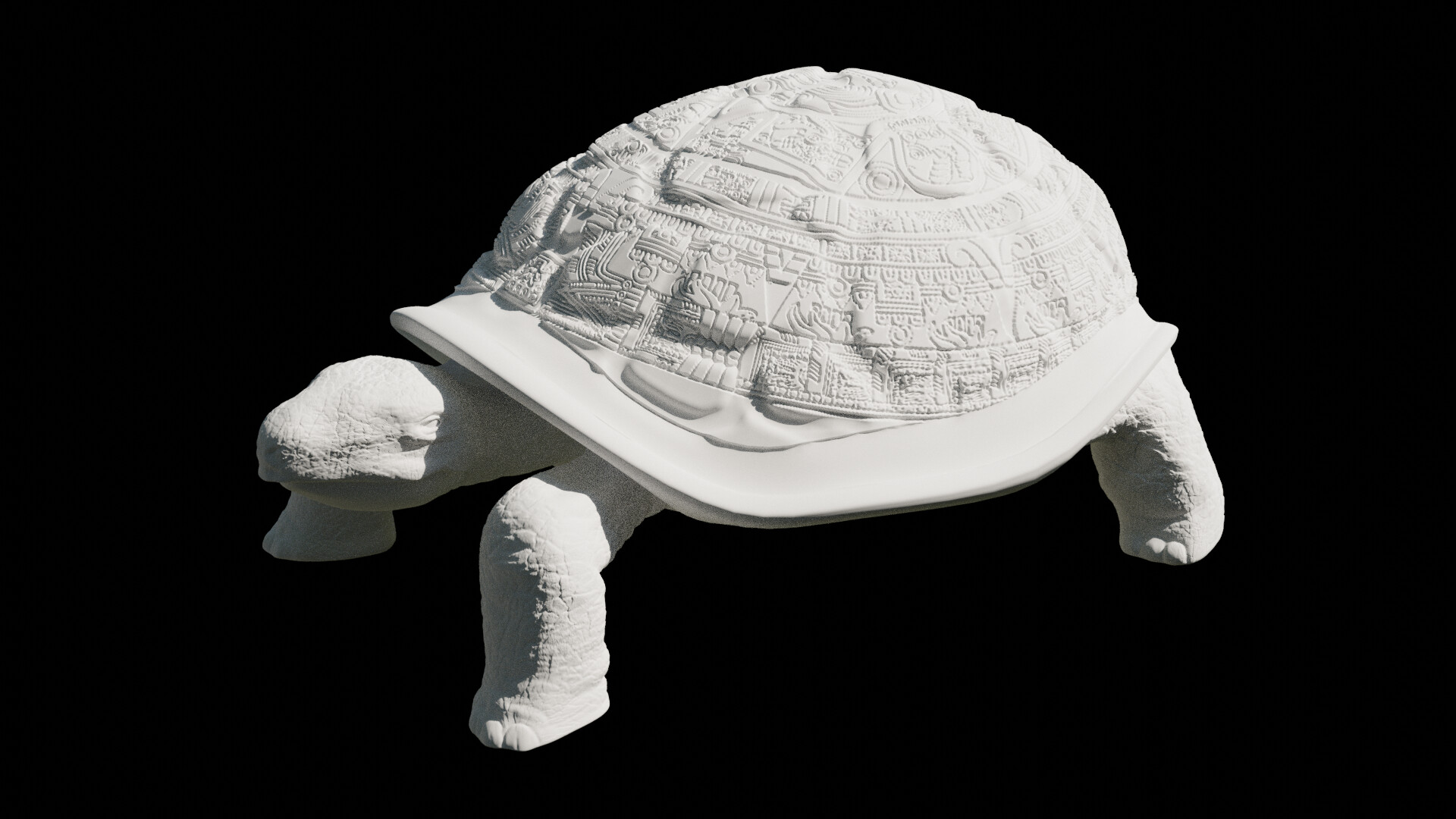 ArtStation - Mayan Calendar Tortoise