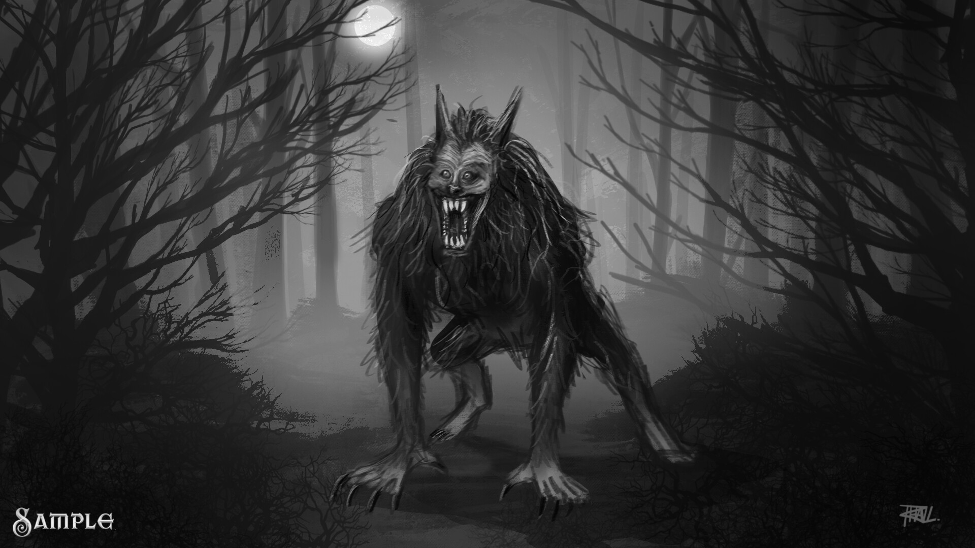 ArtStation - Werewolf Game Concept