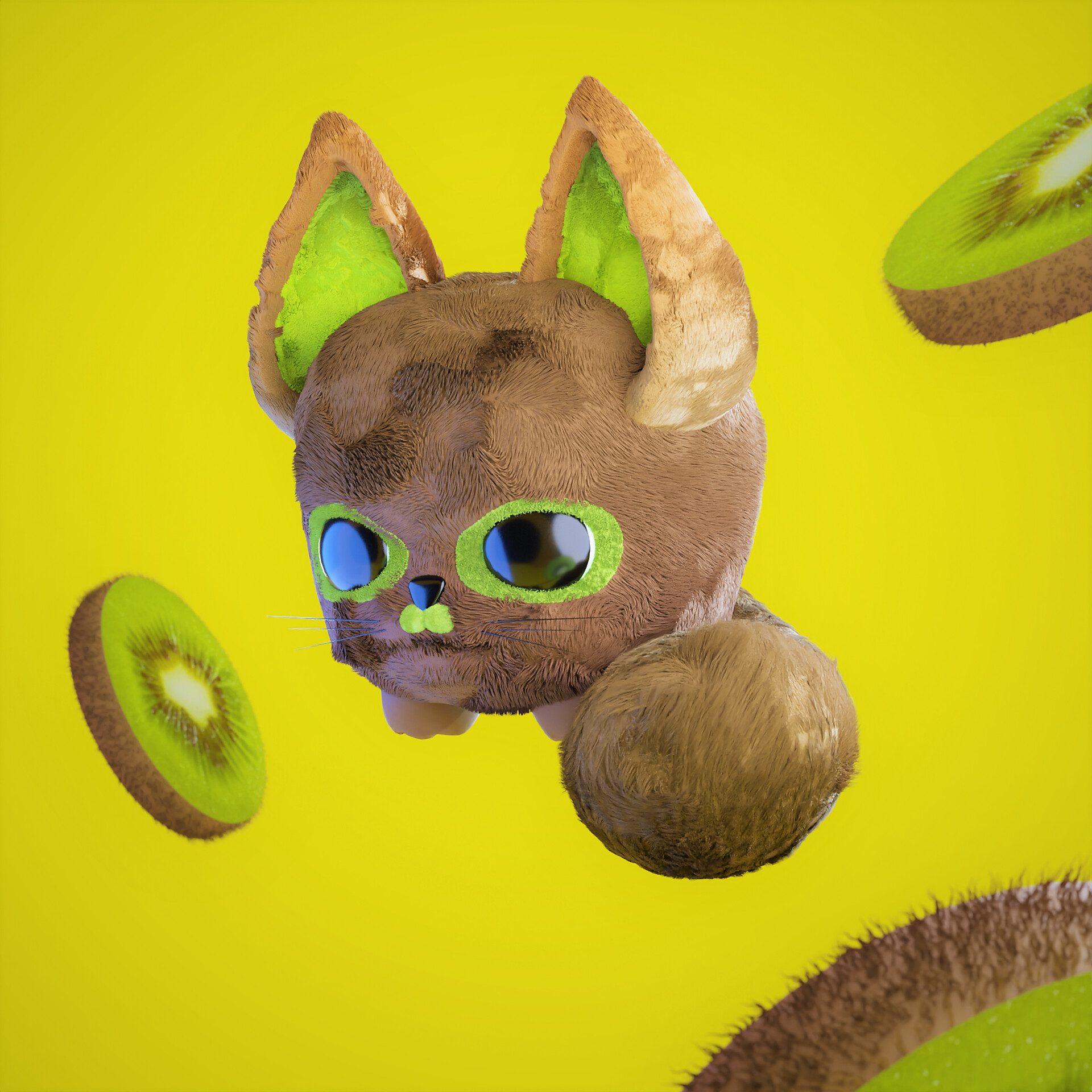 ArtStation - Kiwi Cat