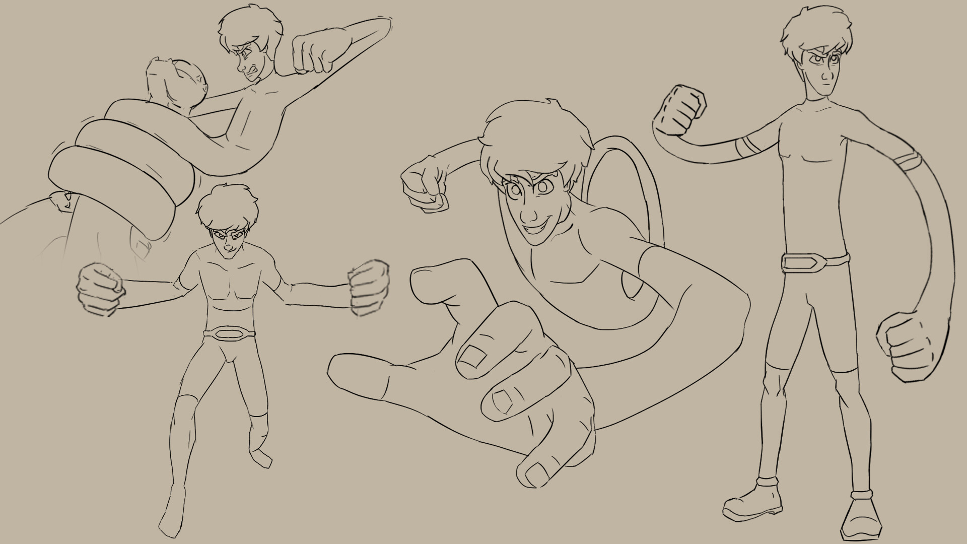 Running Forward Pose