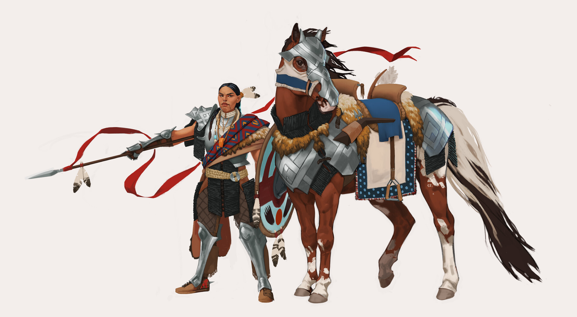 Cavalier Eyota Tasunke by Devon Ste Marie Rubin : r/ReasonableFantasy