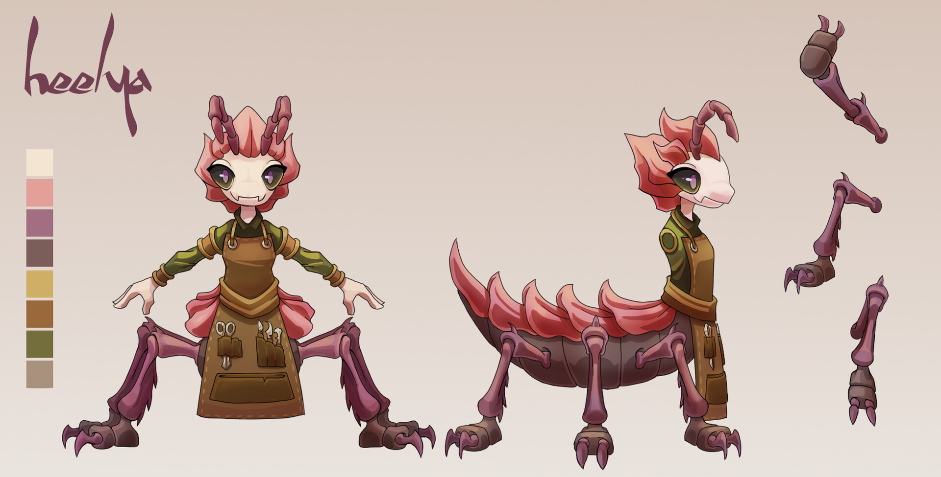 ArtStation - Heelya - Ref sheet