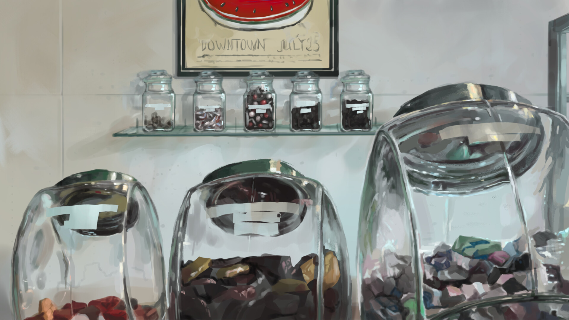 ArtStation - Candy Shop process vid