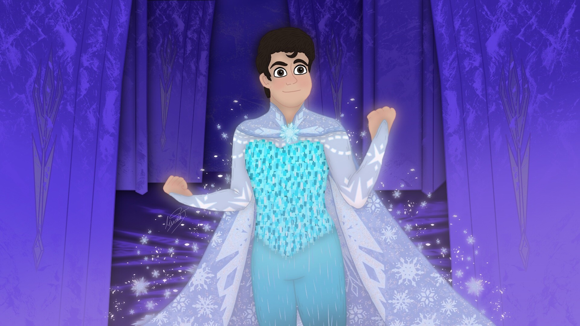 ArtStation - Mario Let it go 2