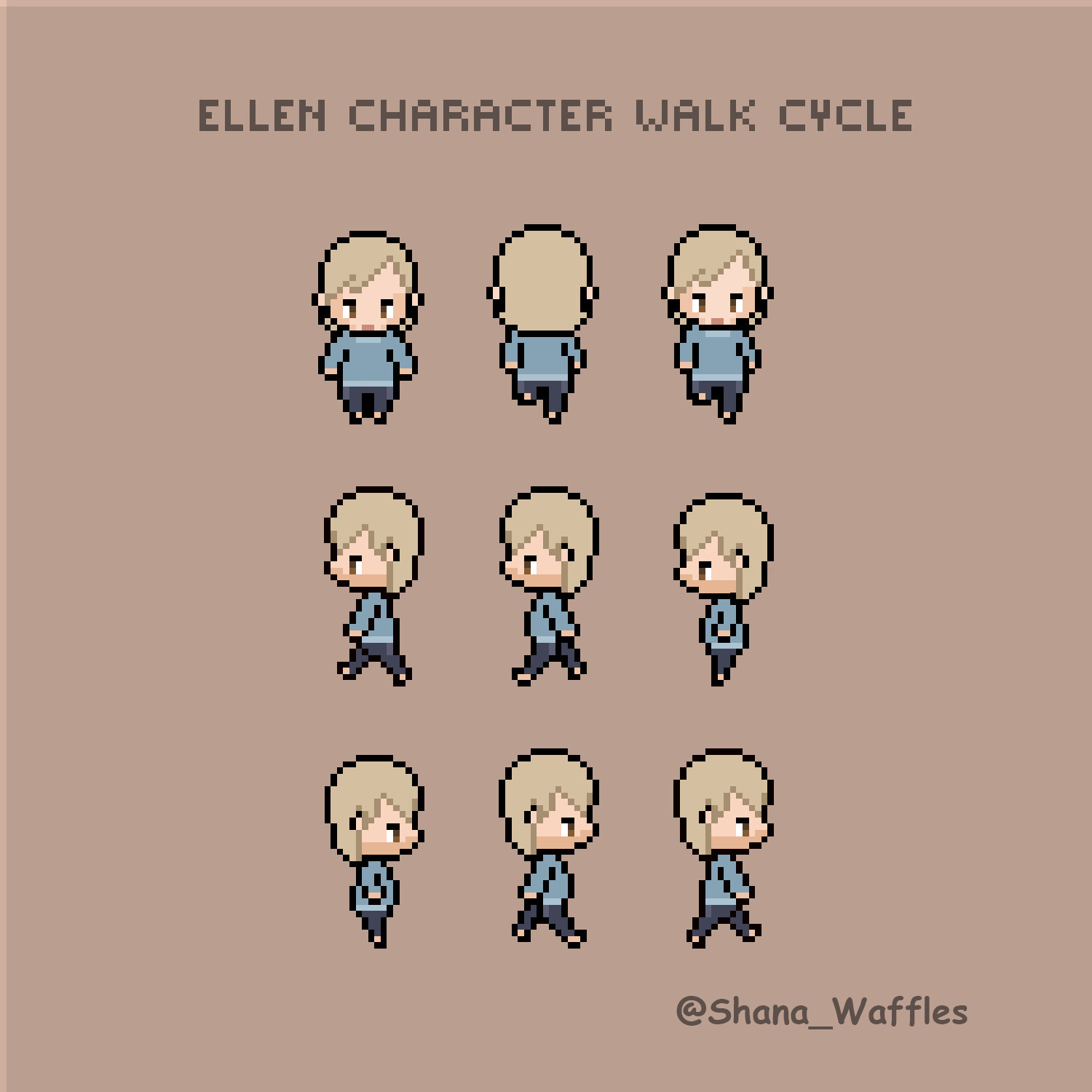 Sprite Sheet Walking