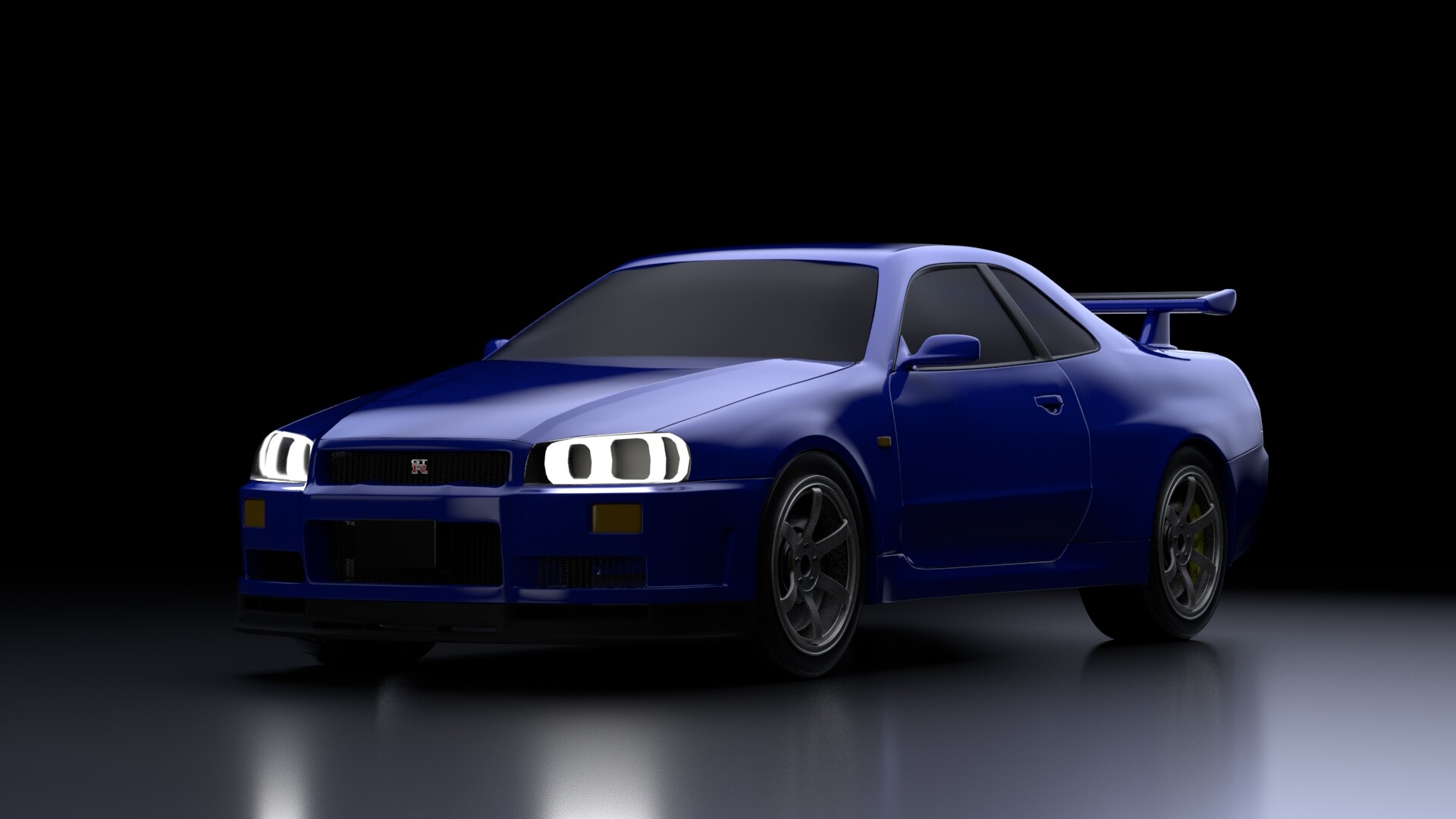 ArtStation - Nissan GTR R34