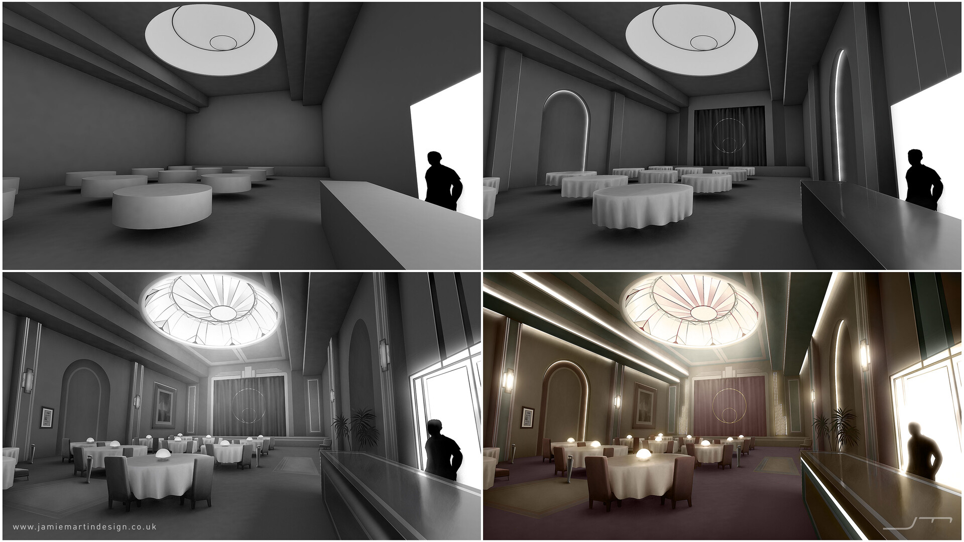 Jamie Martin - 'The Spectrum Retreat': Penrose hotel ballroom concept