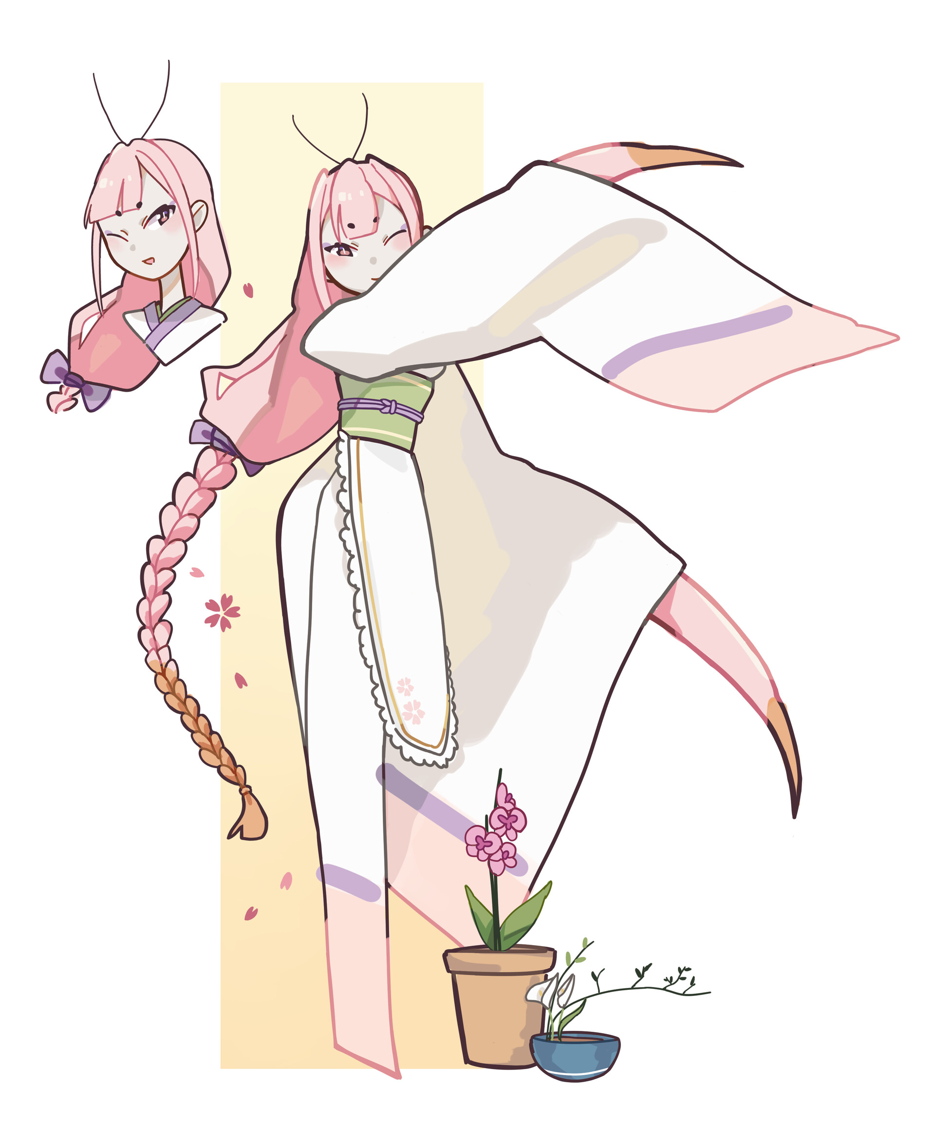 ArtStation - Mantis girl (Original Character)