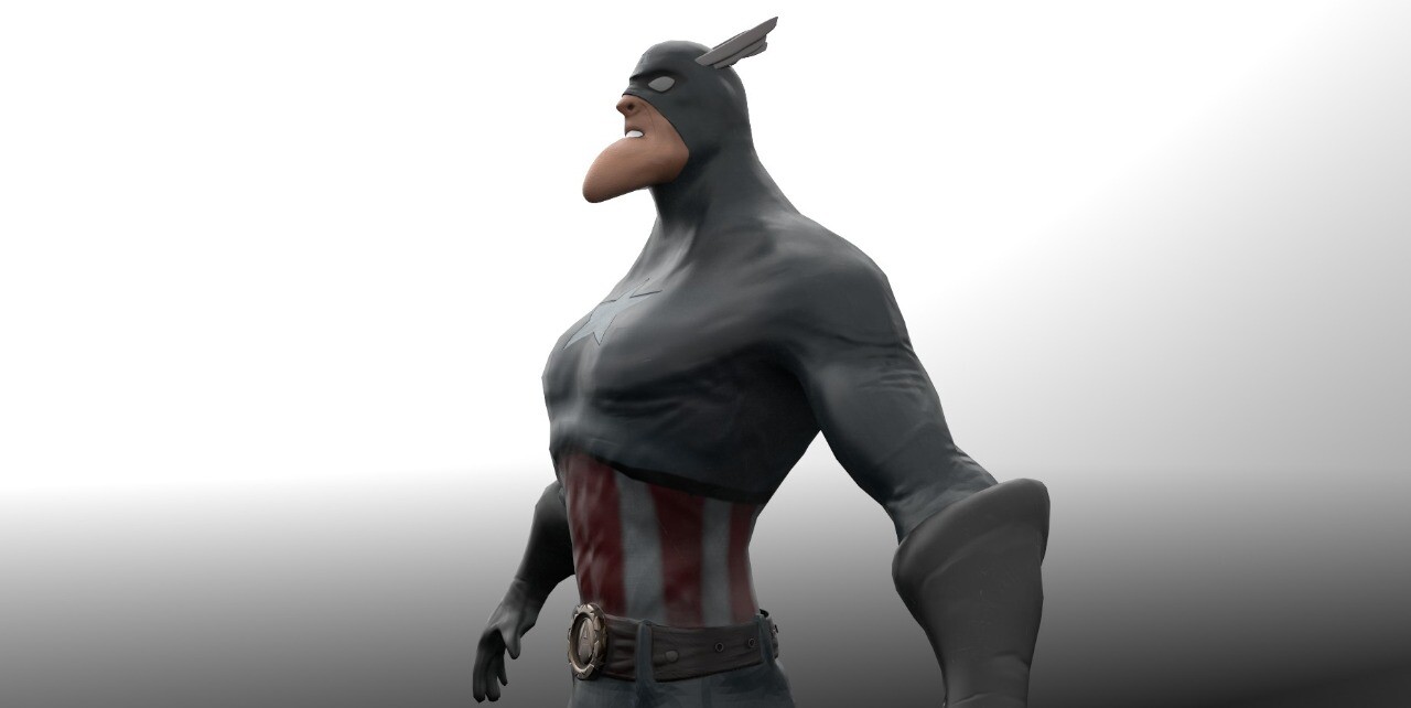 ArtStation - capitan america