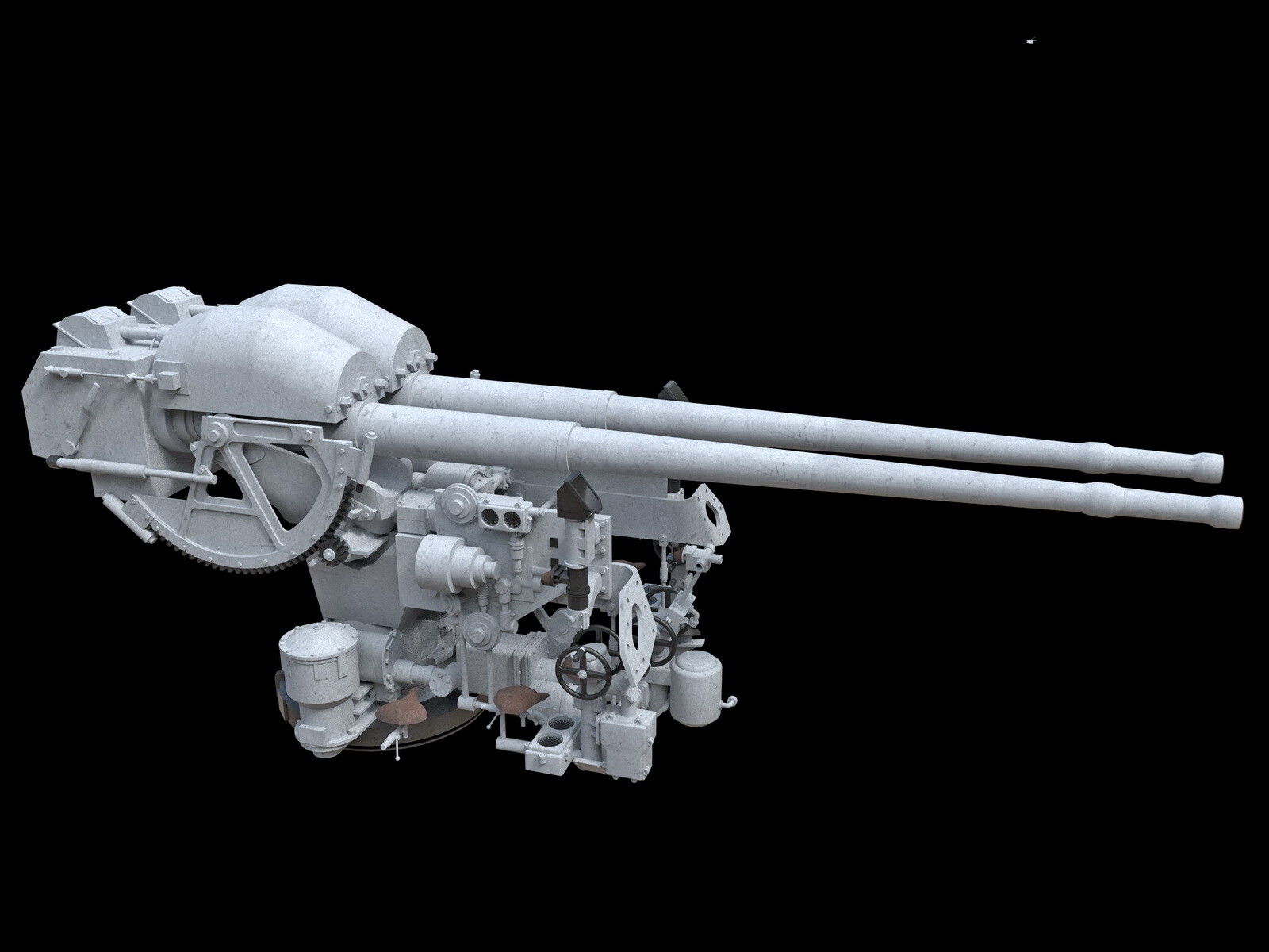 Stefan Dramiński - German naval gun 10.5 cm SK C/33 in the Dopp L C ...