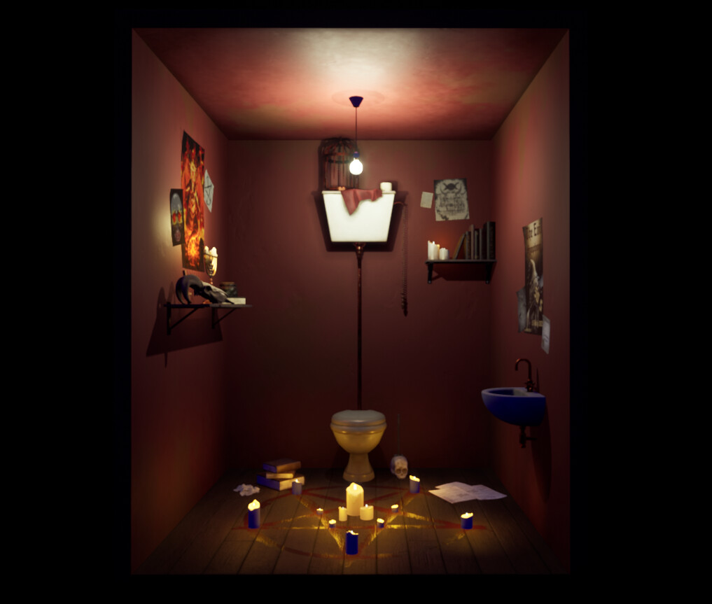 ArtStation - Satan's toilet