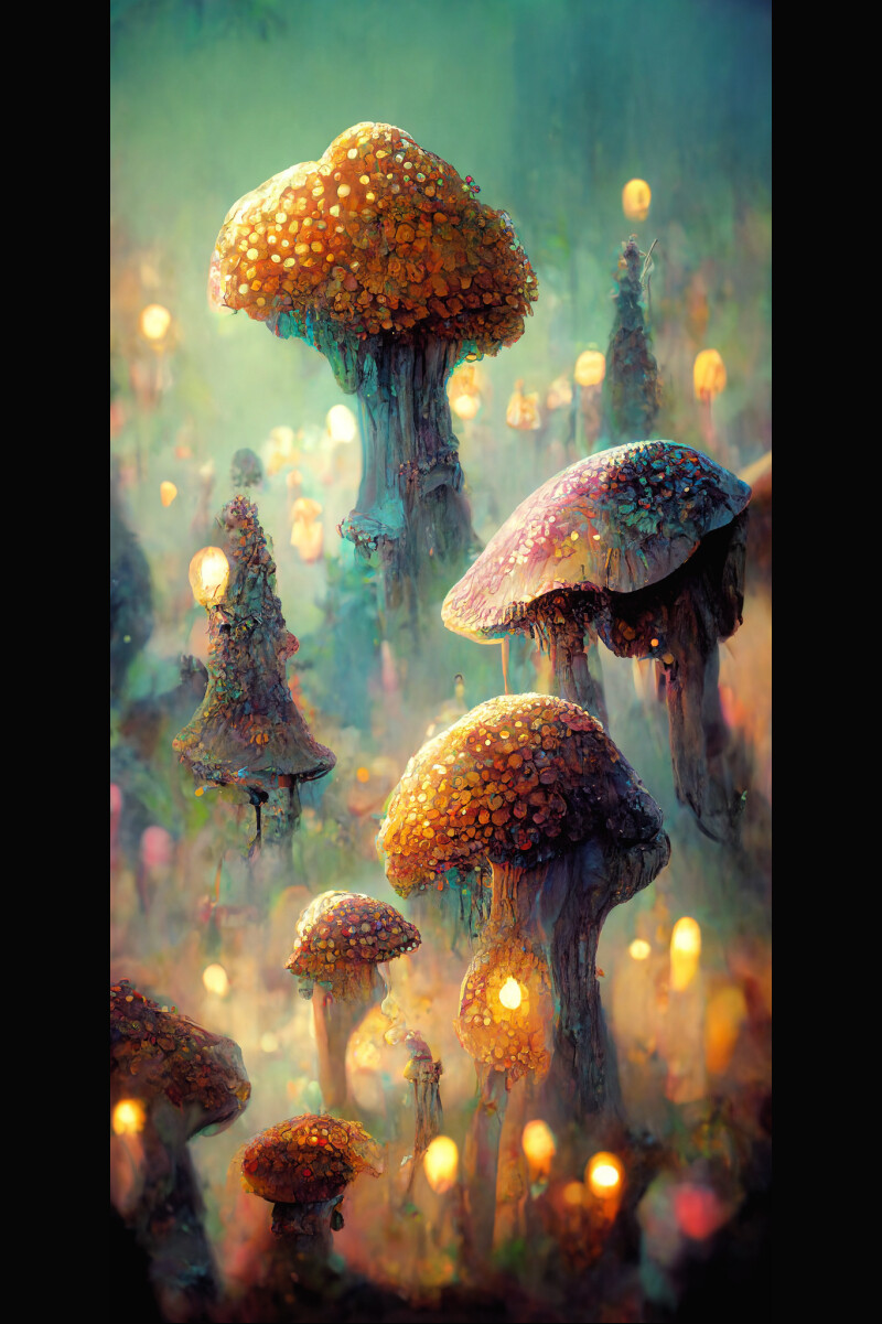 ArtStation - Magic mushrooms