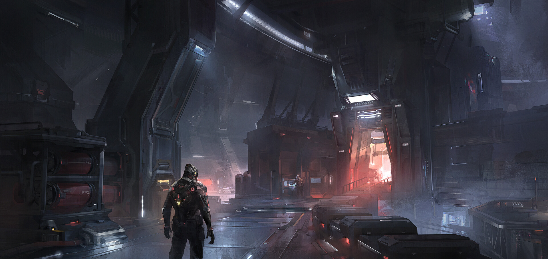 ArtStation - Laboratory Environment Concept - Sketch