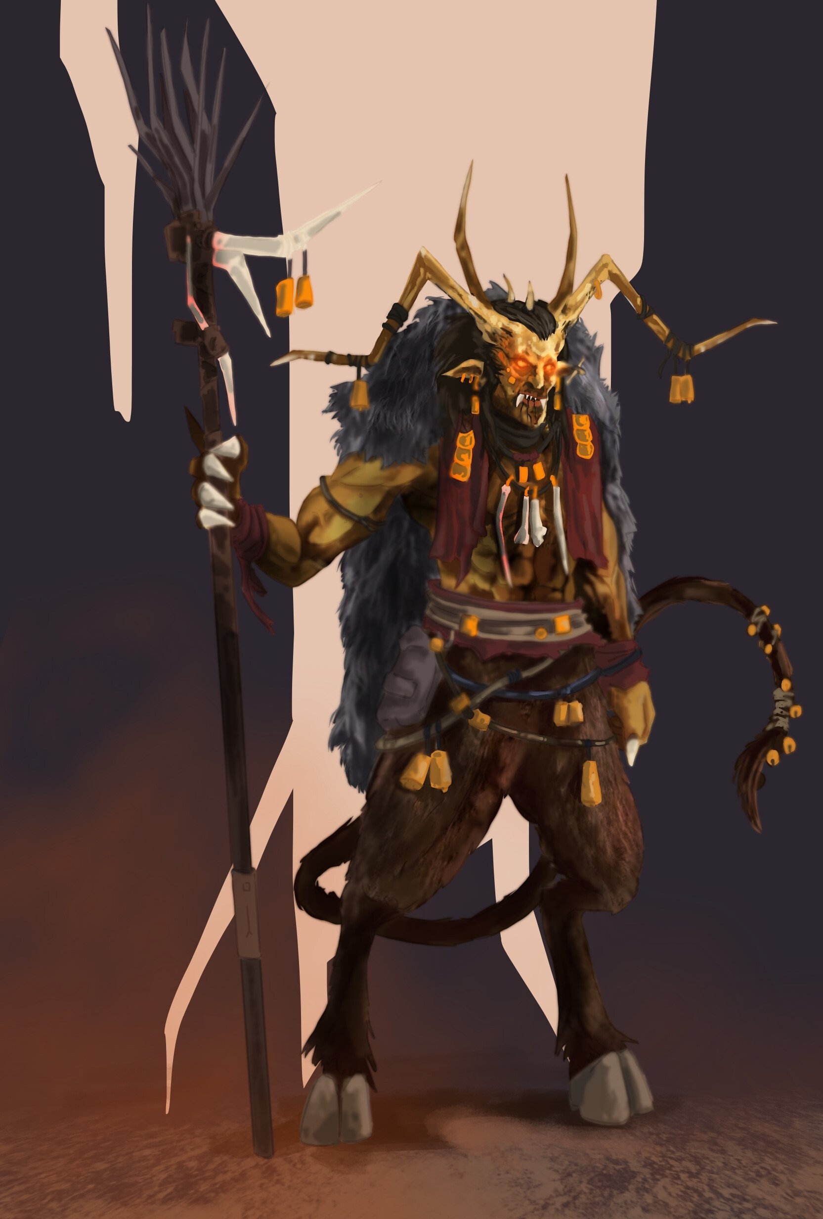 ArtStation - Krampus, The Devil of Christmas