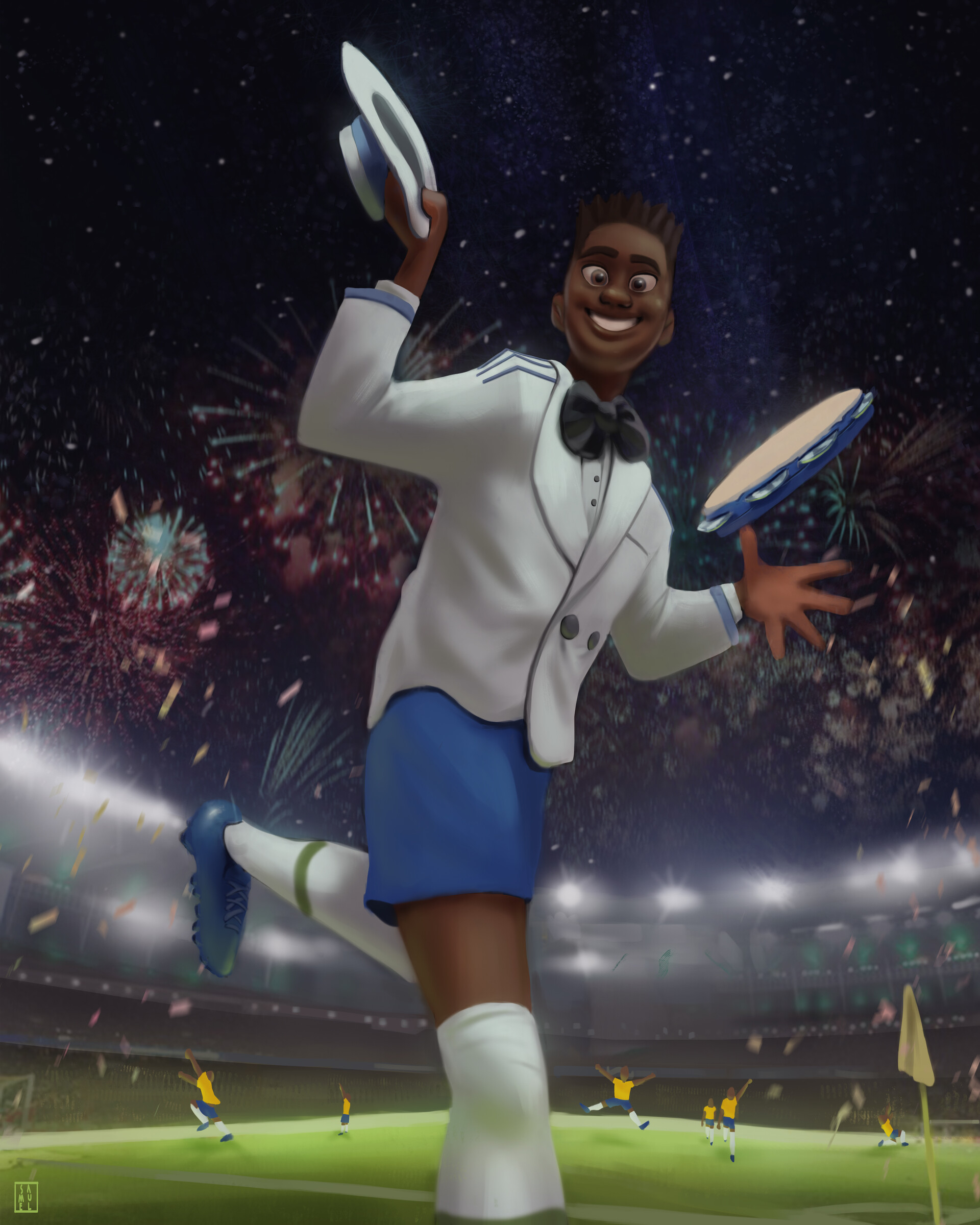 ArtStation - Siempre Baila, Vini Jr.