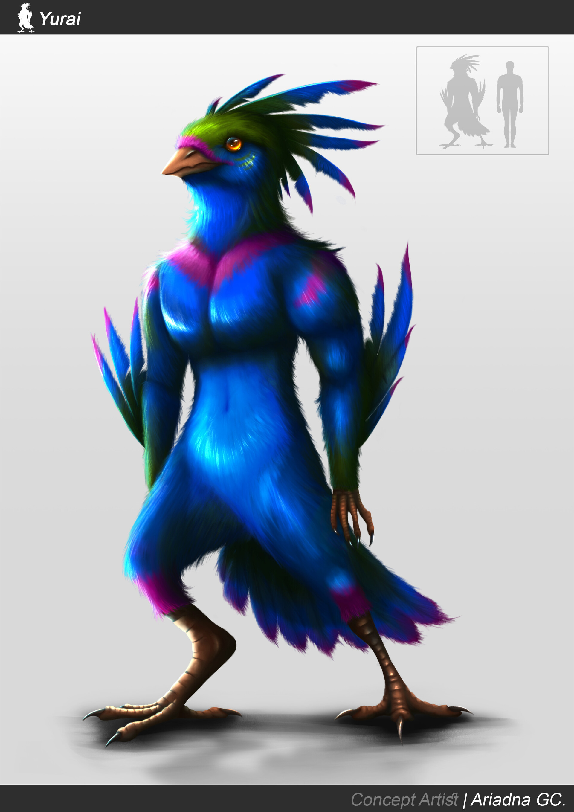 Ahrikima AGC - character concept: Yurai