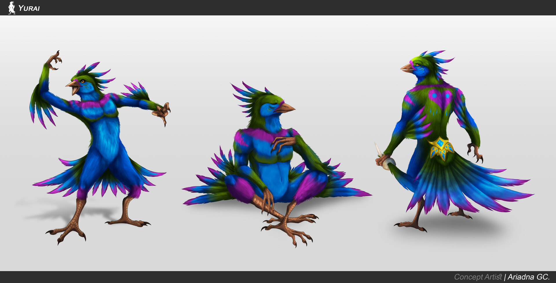 Ahrikima AGC - character concept: Yurai