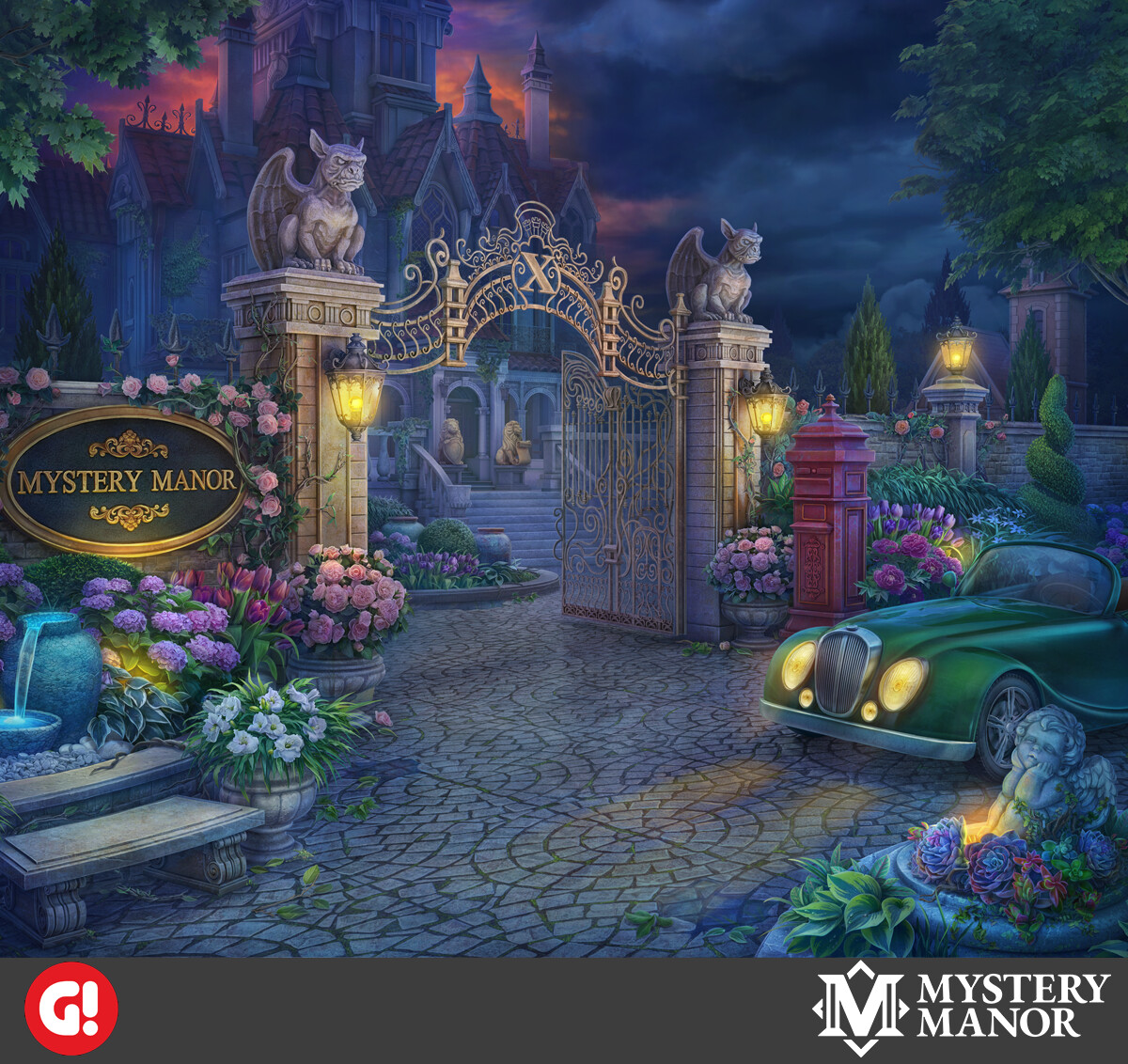 ArtStation - Art for Mystery Manor game ArtStation - Art for Mystery Manor game