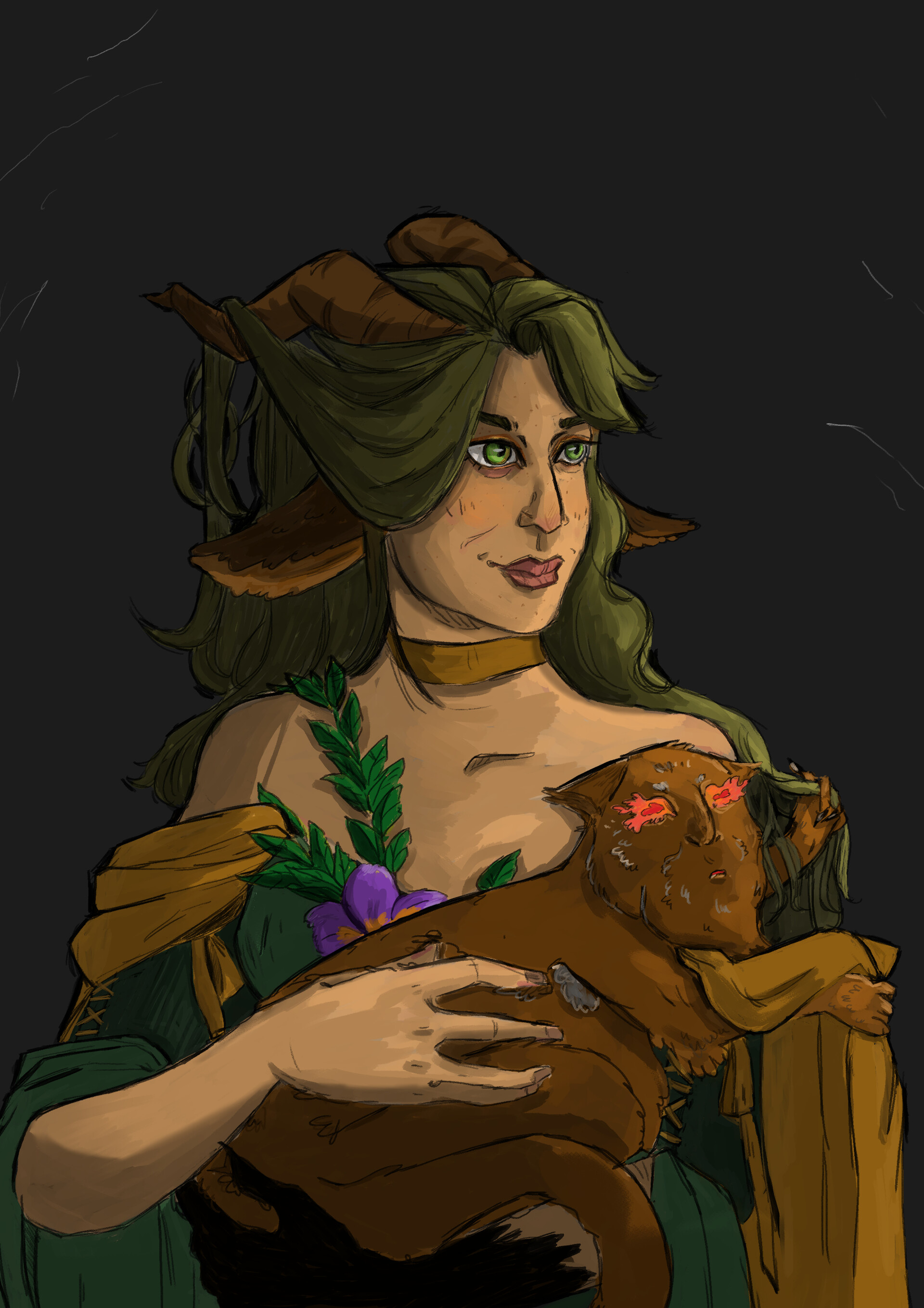 ArtStation - Lady With an Ermine - Fearne Calloway