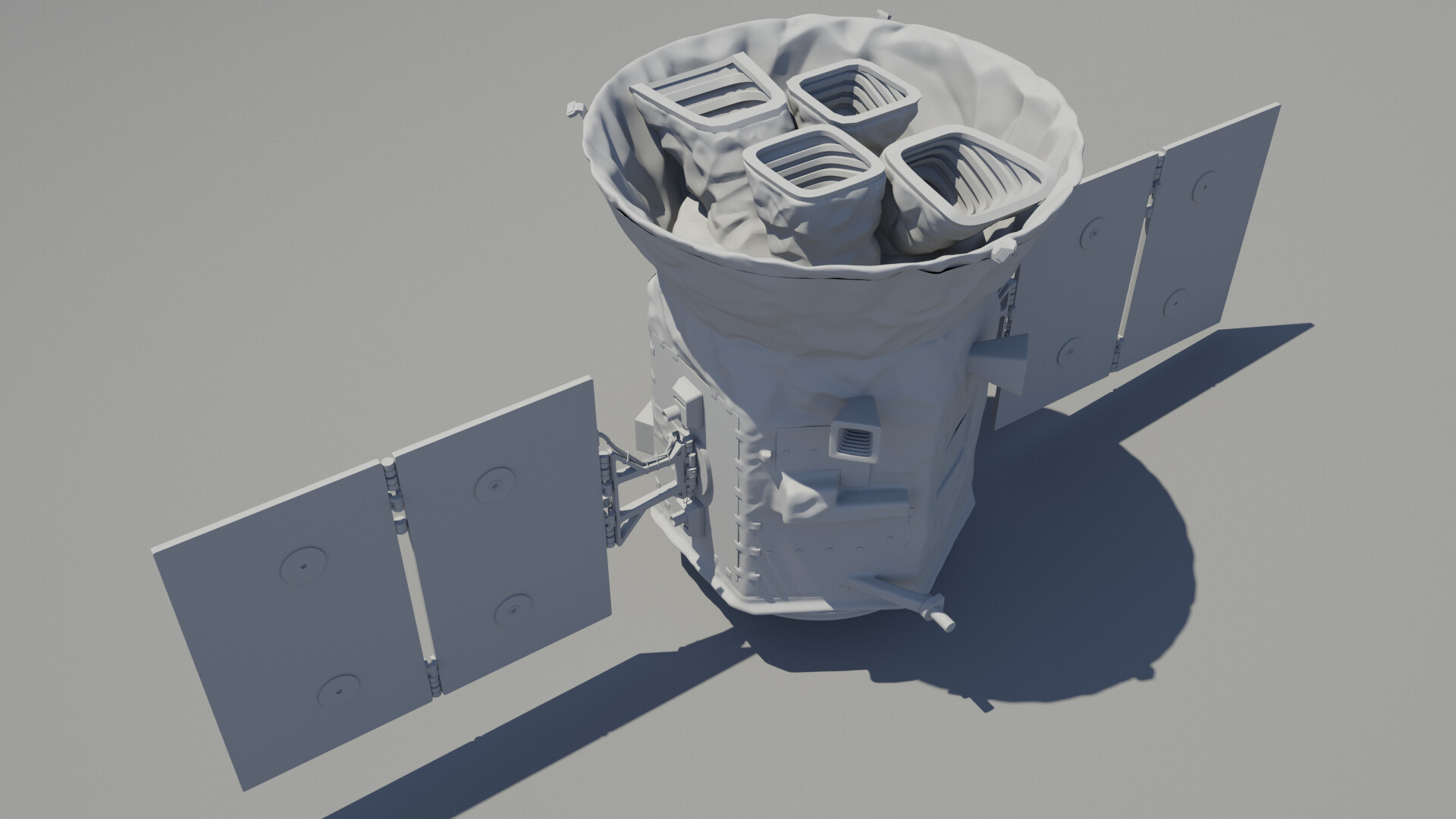 ArtStation - TESS spacecraft